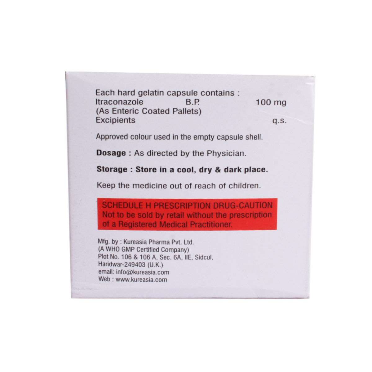Intrazole-100Mg Capsule 10'S Price, Uses, Side Effects, Composition ...