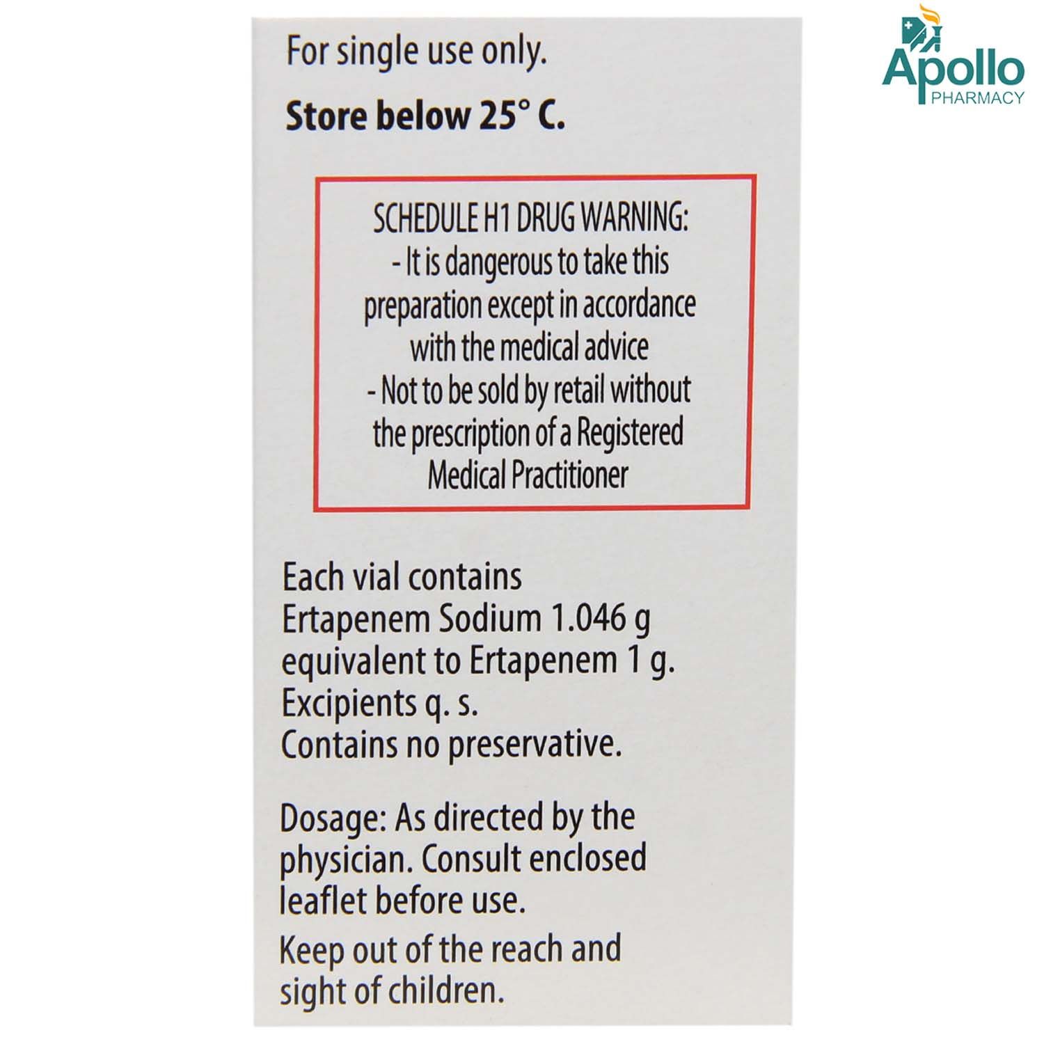 Invanz 1gm Injection 1's Price, Uses, Side Effects, Composition ...