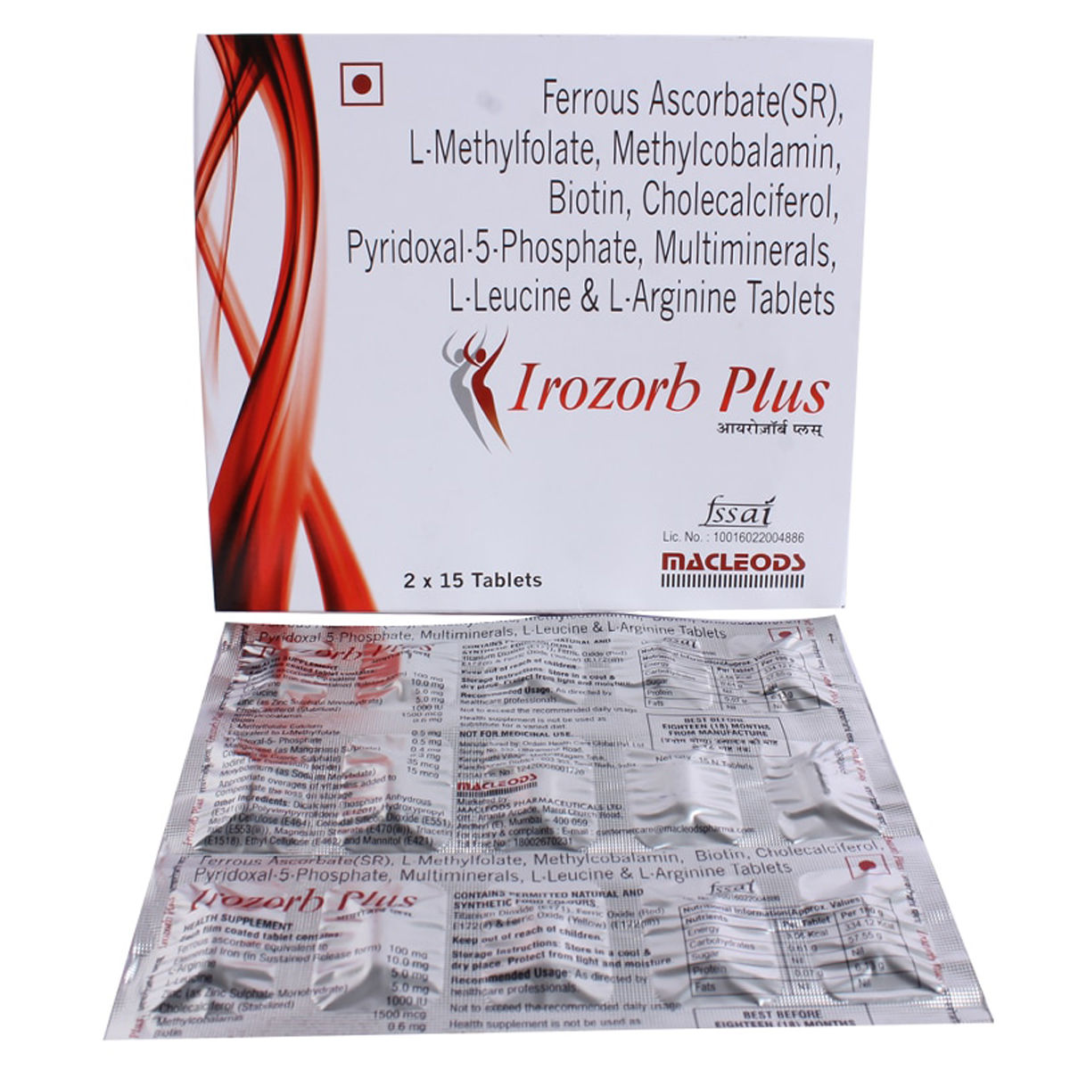 Irozorb Plus Tablet 15's Price, Uses, Side Effects, Composition ...
