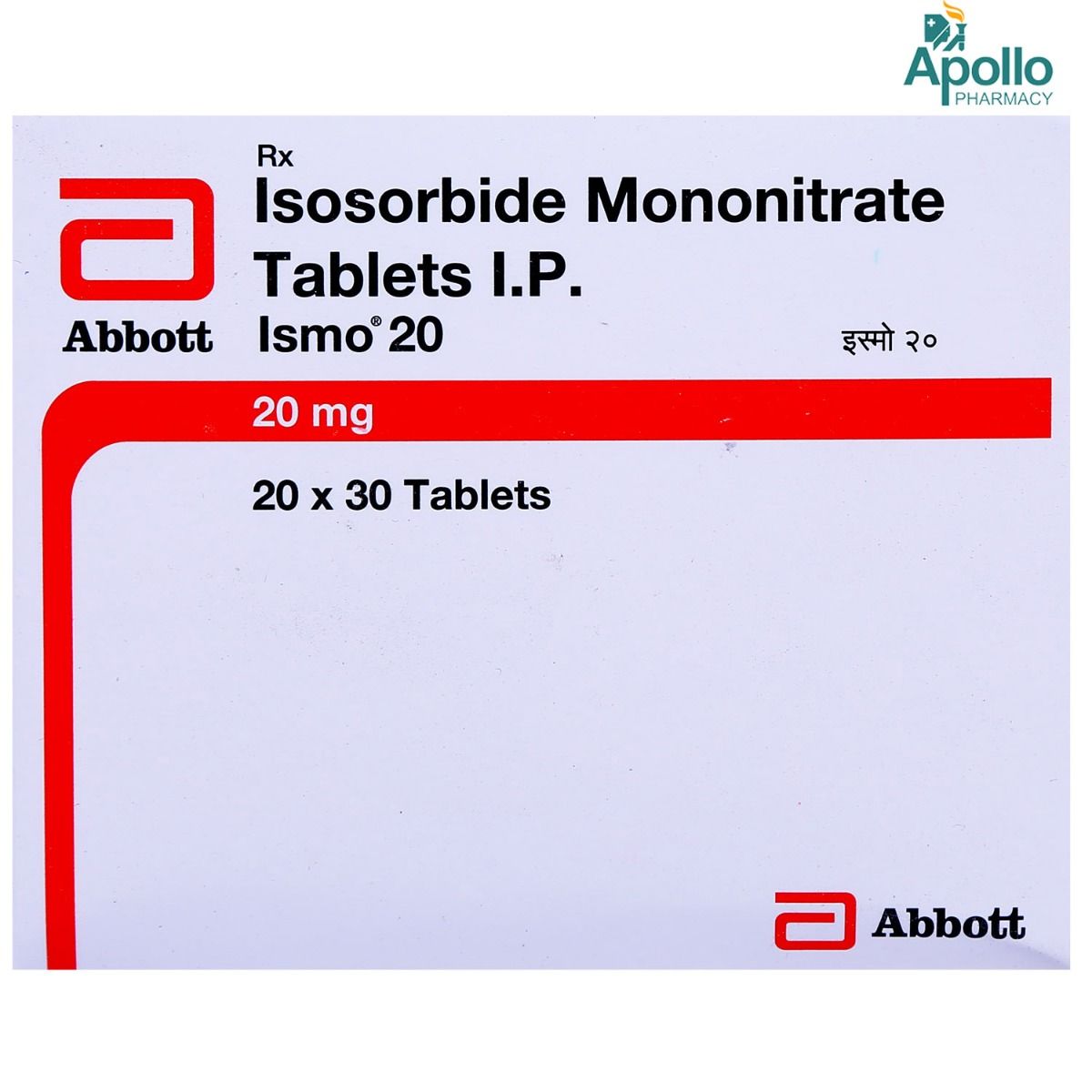 Ismo 20 Tablet 30's Price, Uses, Side Effects, Composition - Apollo ...