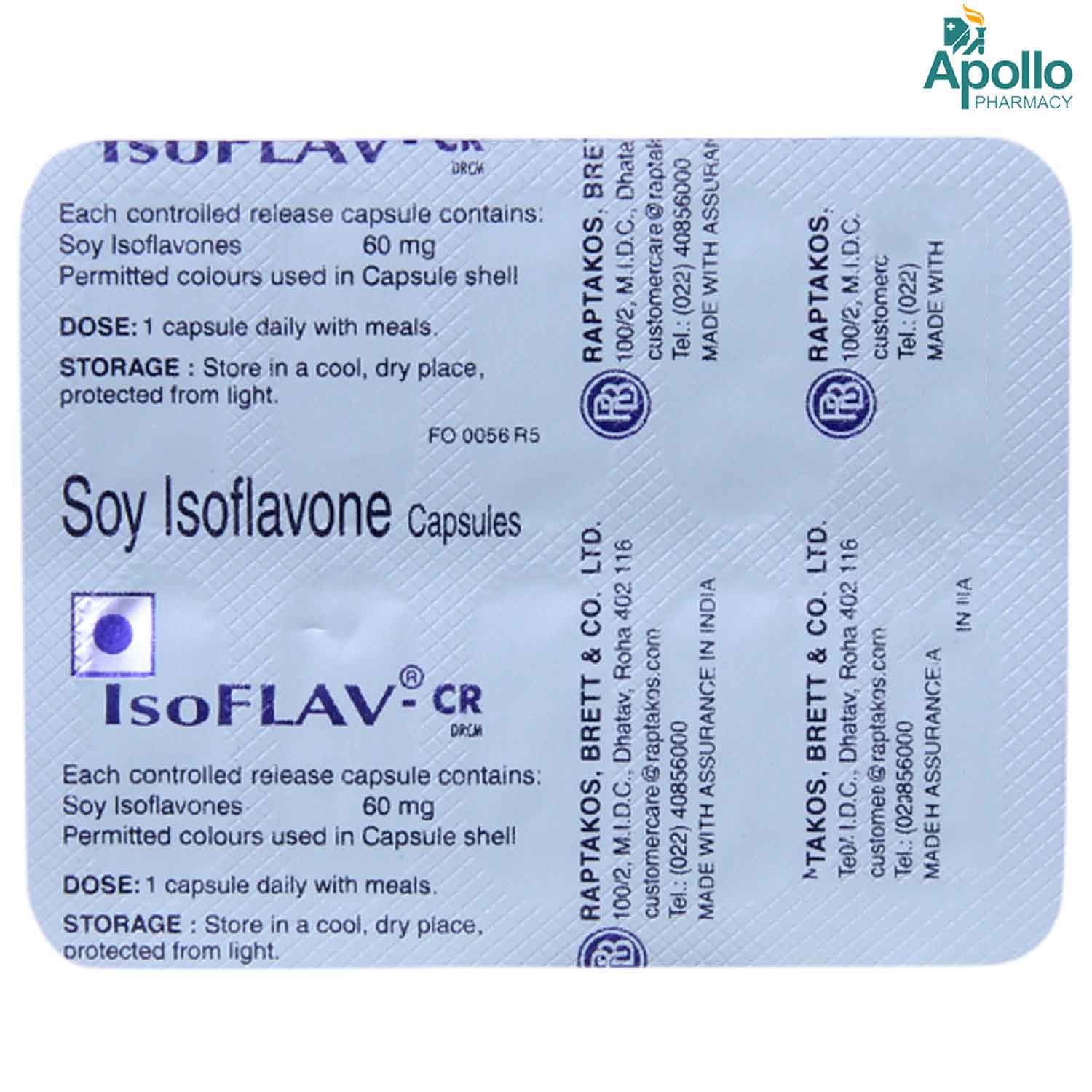 Isoflav-CR Capsule 10's Price, Uses, Side Effects, Composition - Apollo ...