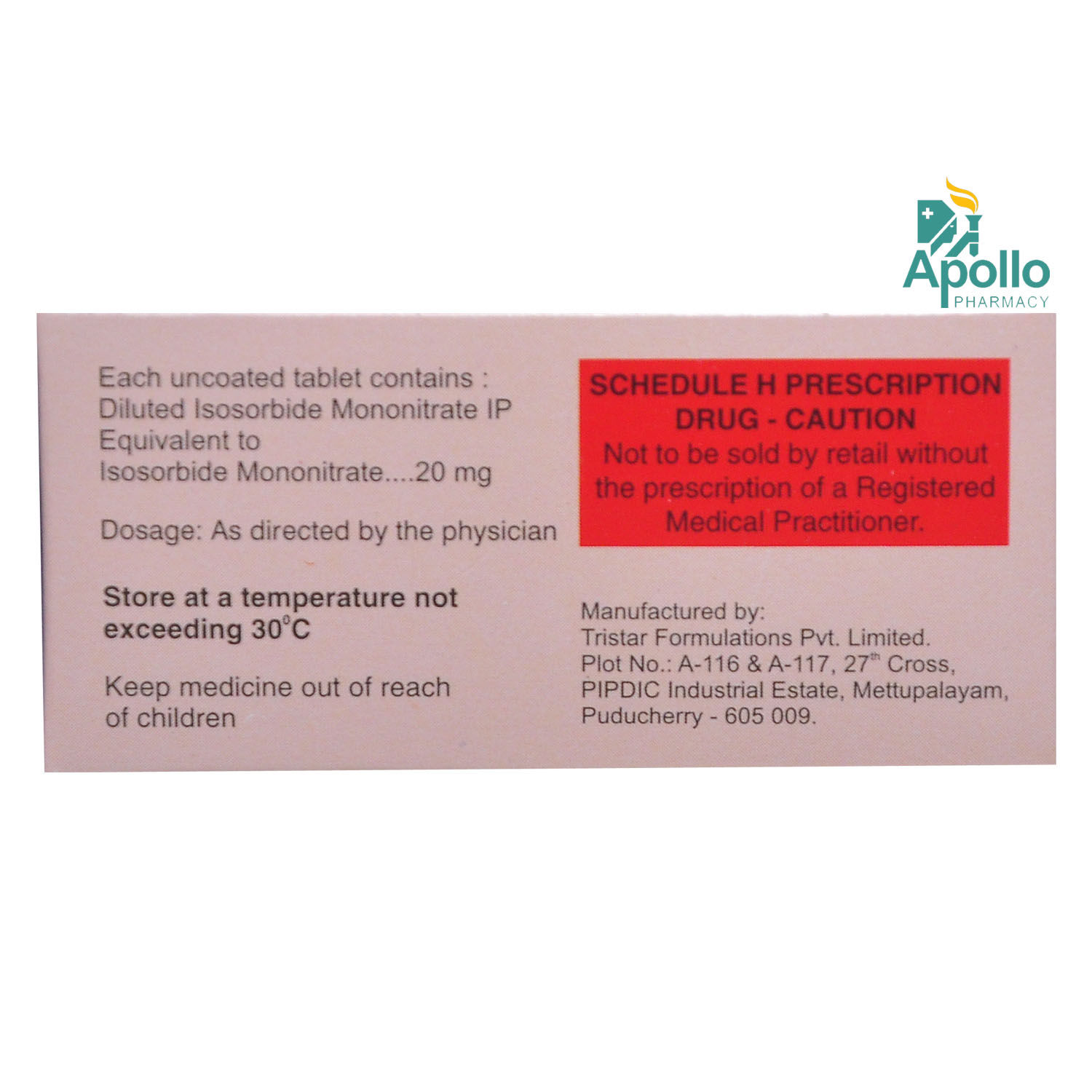 ISONORM 20MG TABLET Price, Uses, Side Effects, Composition - Apollo ...