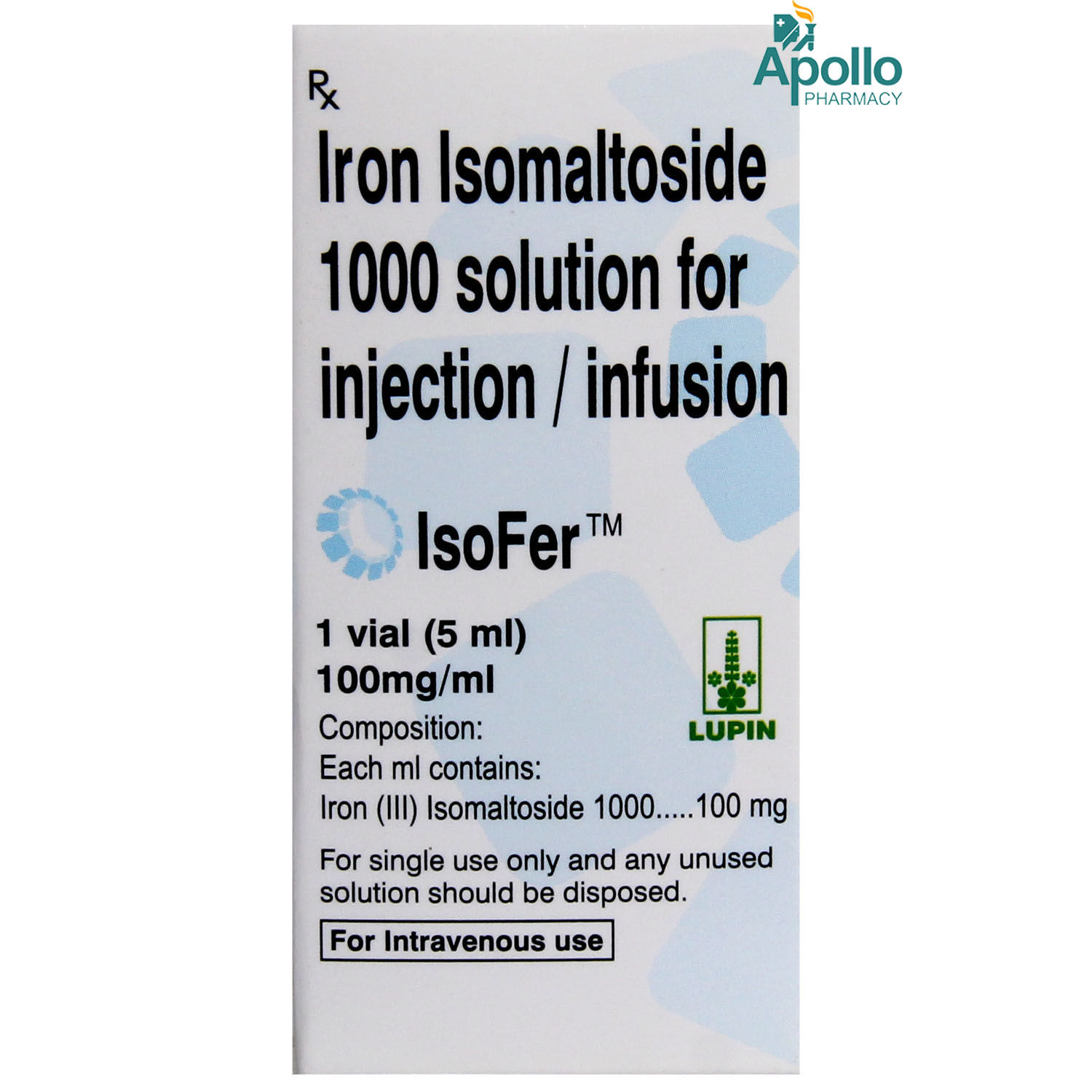 Isofer Injection 5 ml Price, Uses, Side Effects, Composition - Apollo ...