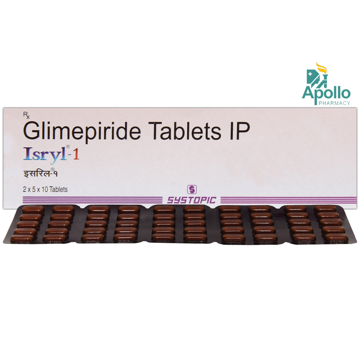 Isryl-1 Tablet 10's Price, Uses, Side Effects, Composition - Apollo ...