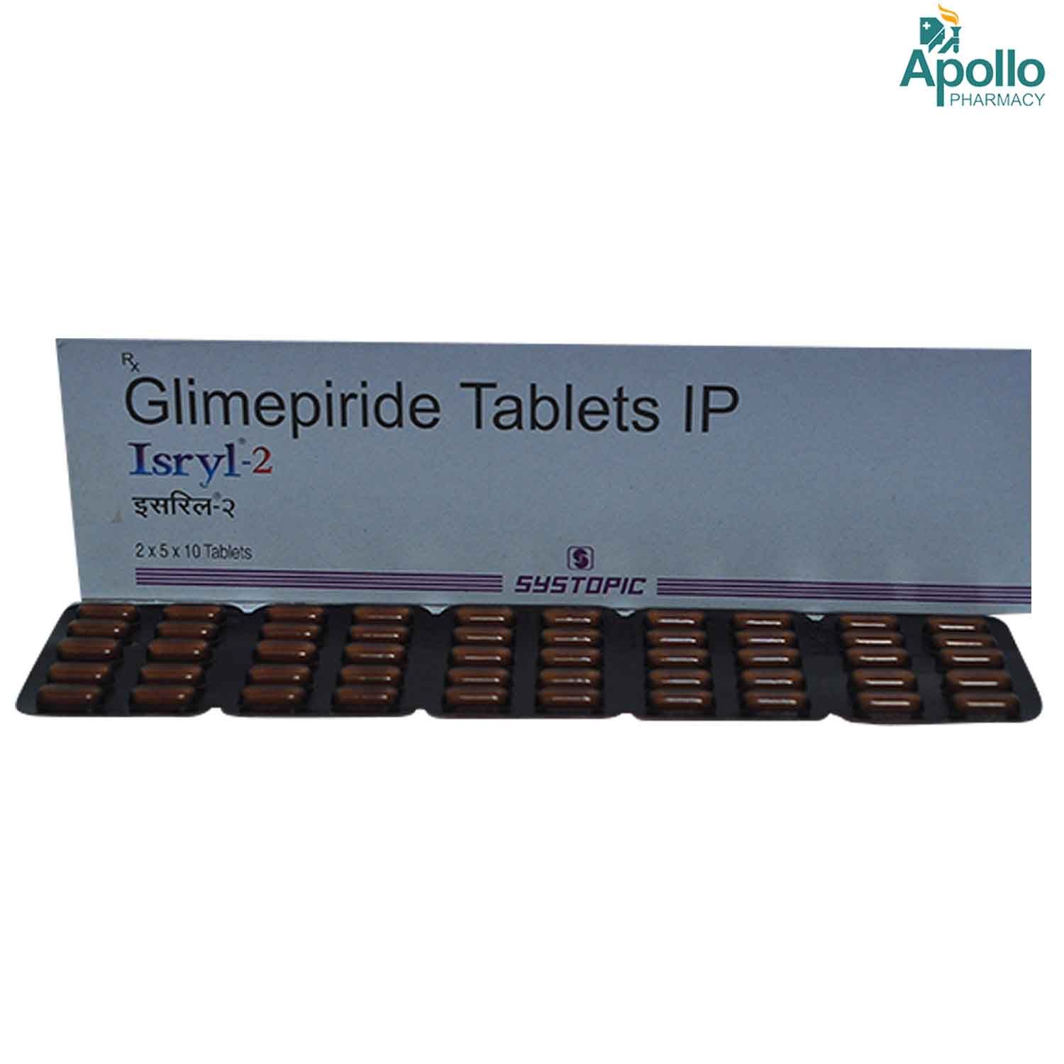Isryl-2 Tablet 10's Price, Uses, Side Effects, Composition - Apollo ...
