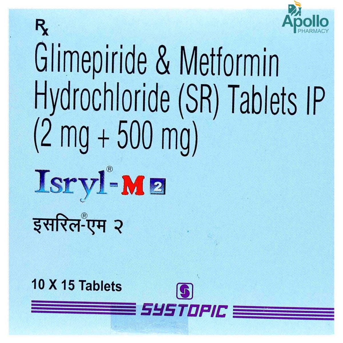Isryl-M 2 Tablet 15's Price, Uses, Side Effects, Composition - Apollo ...