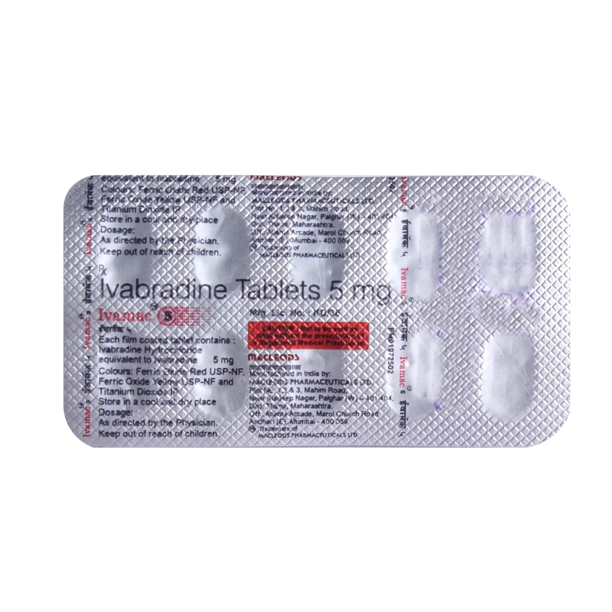 Ivamac 5 Tablet 10's Price, Uses, Side Effects, Composition - Apollo ...
