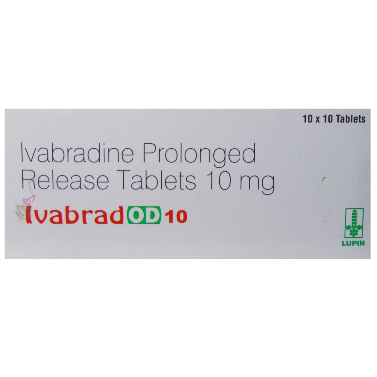 Ivabrad OD 10 mg PR Tablet 10's Price, Uses, Side Effects, Composition ...