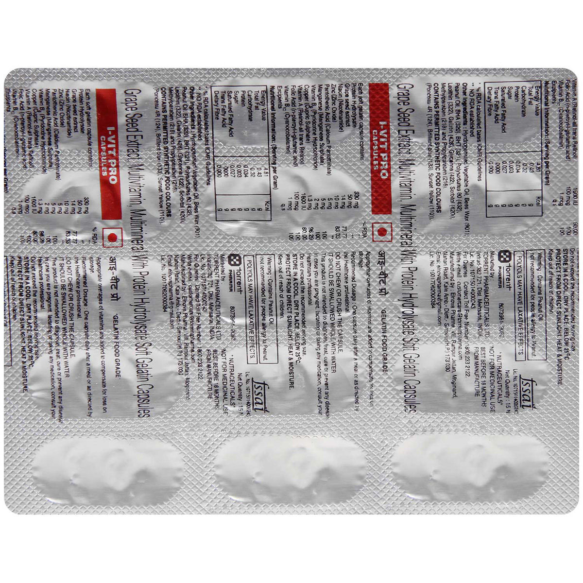 I-Vit Pro Capsule 15's Price, Uses, Side Effects, Composition - Apollo ...