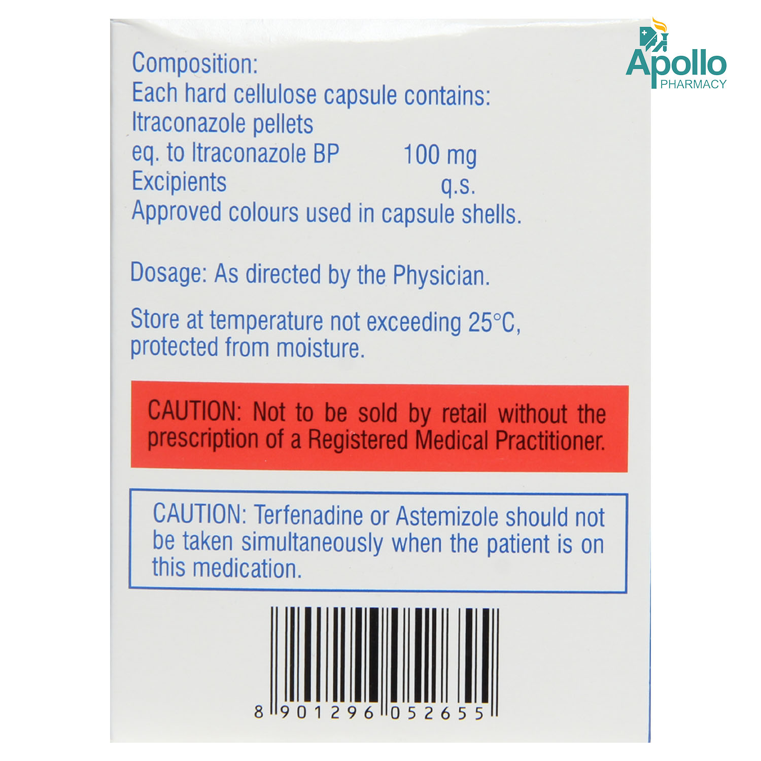 I Win 100 Capsule 10's Price, Uses, Side Effects, Composition - Apollo ...