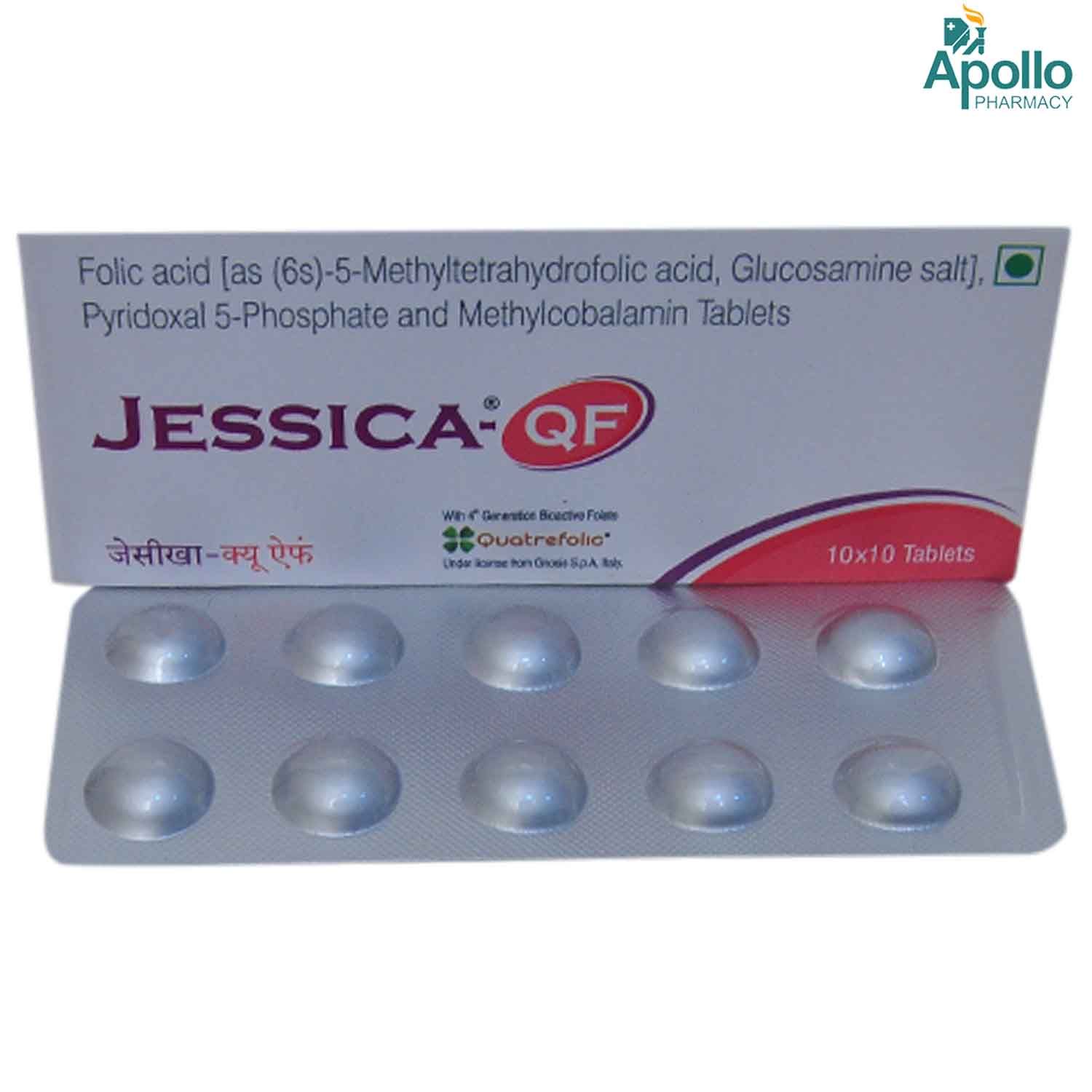 Jessica QF Tablet 10's Price, Uses, Side Effects, Composition - Apollo ...