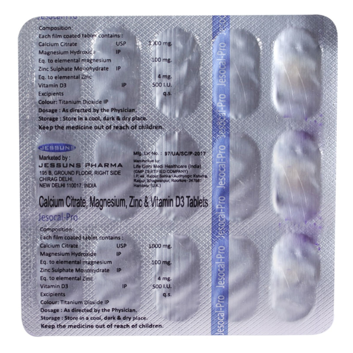 Jesocal Pro Tablet 15's Price, Uses, Side Effects, Composition - Apollo ...