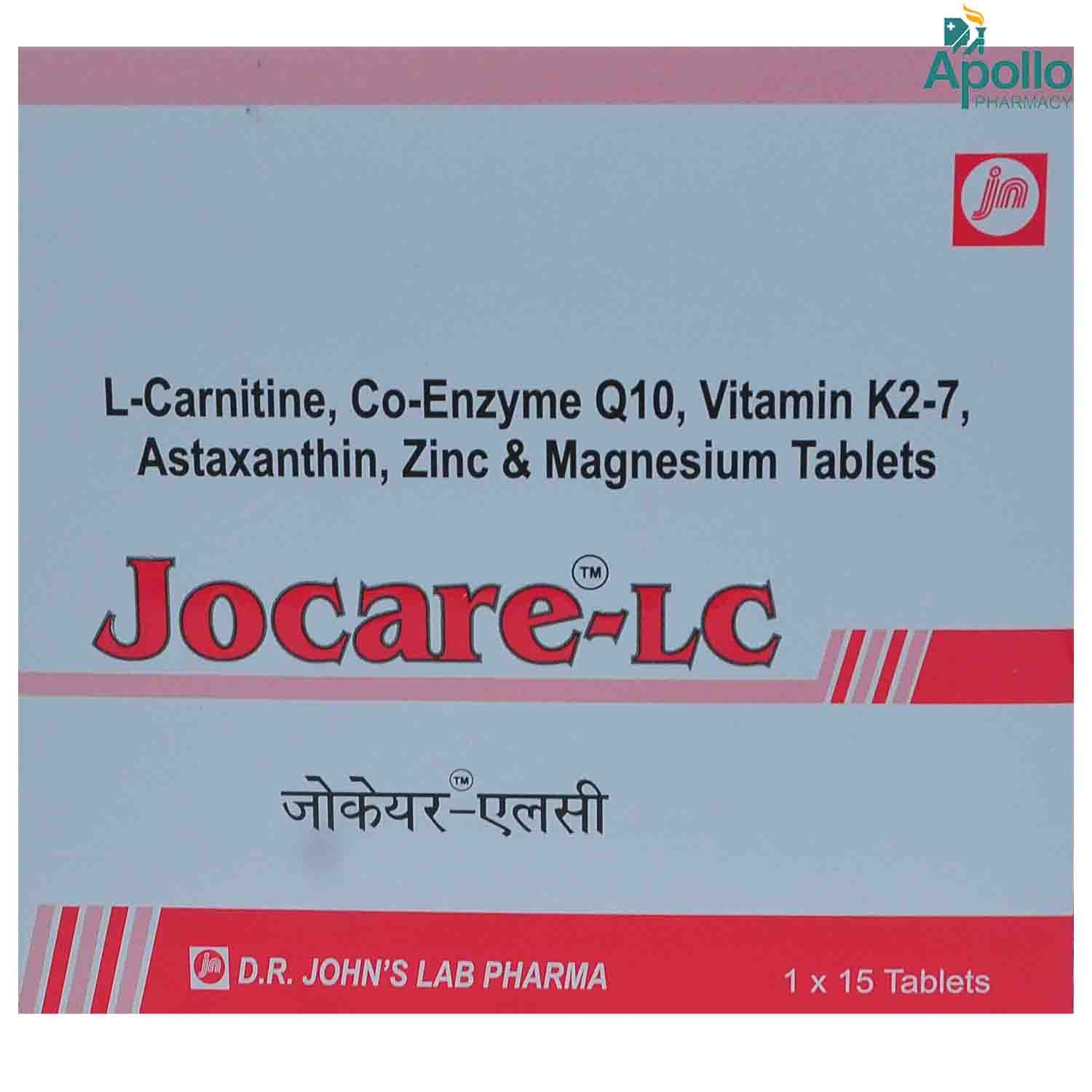 Jocare LC Tablet 15's Price, Uses, Side Effects, Composition - Apollo ...
