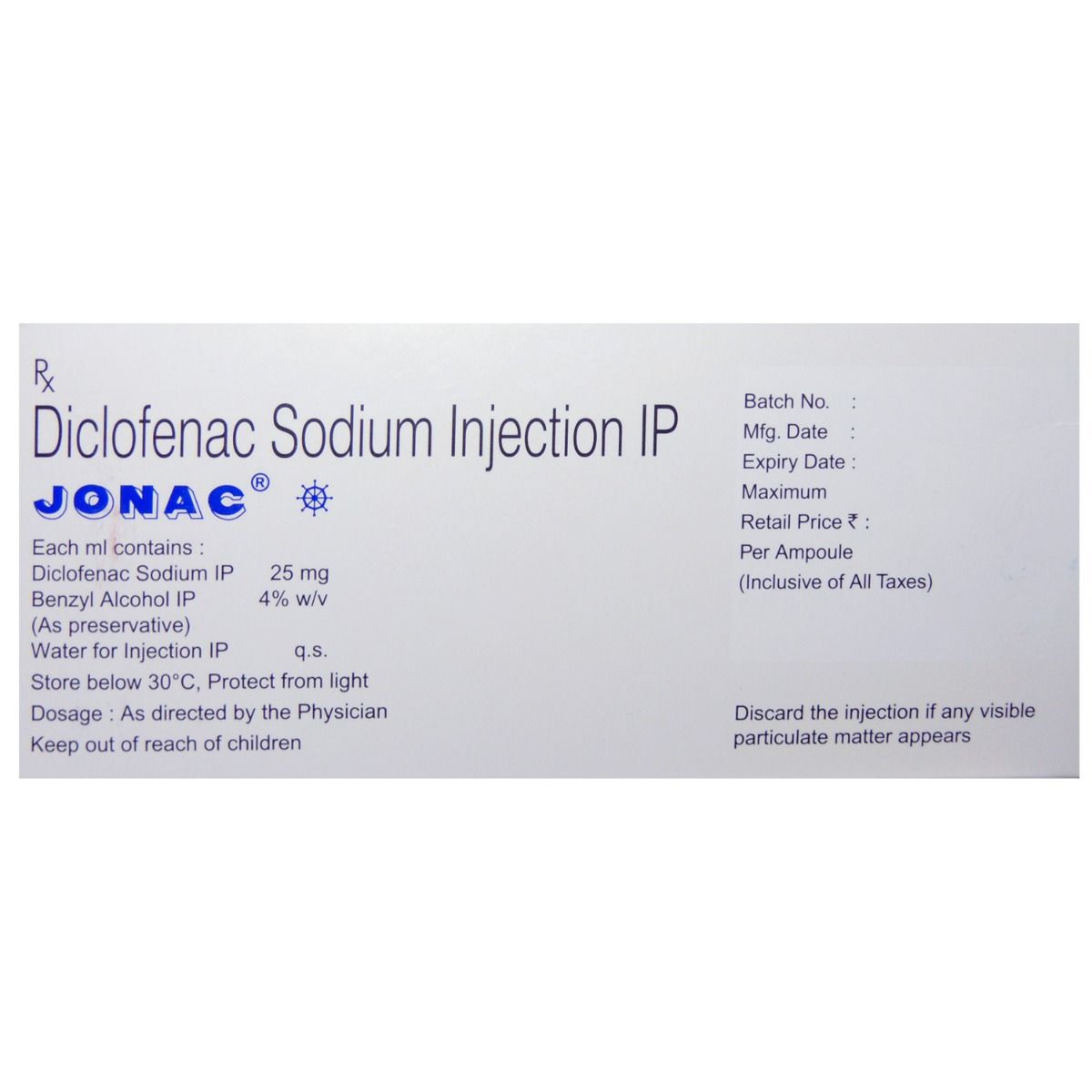 JONAC INJECTION 3ML Price, Uses, Side Effects, Composition - Apollo ...