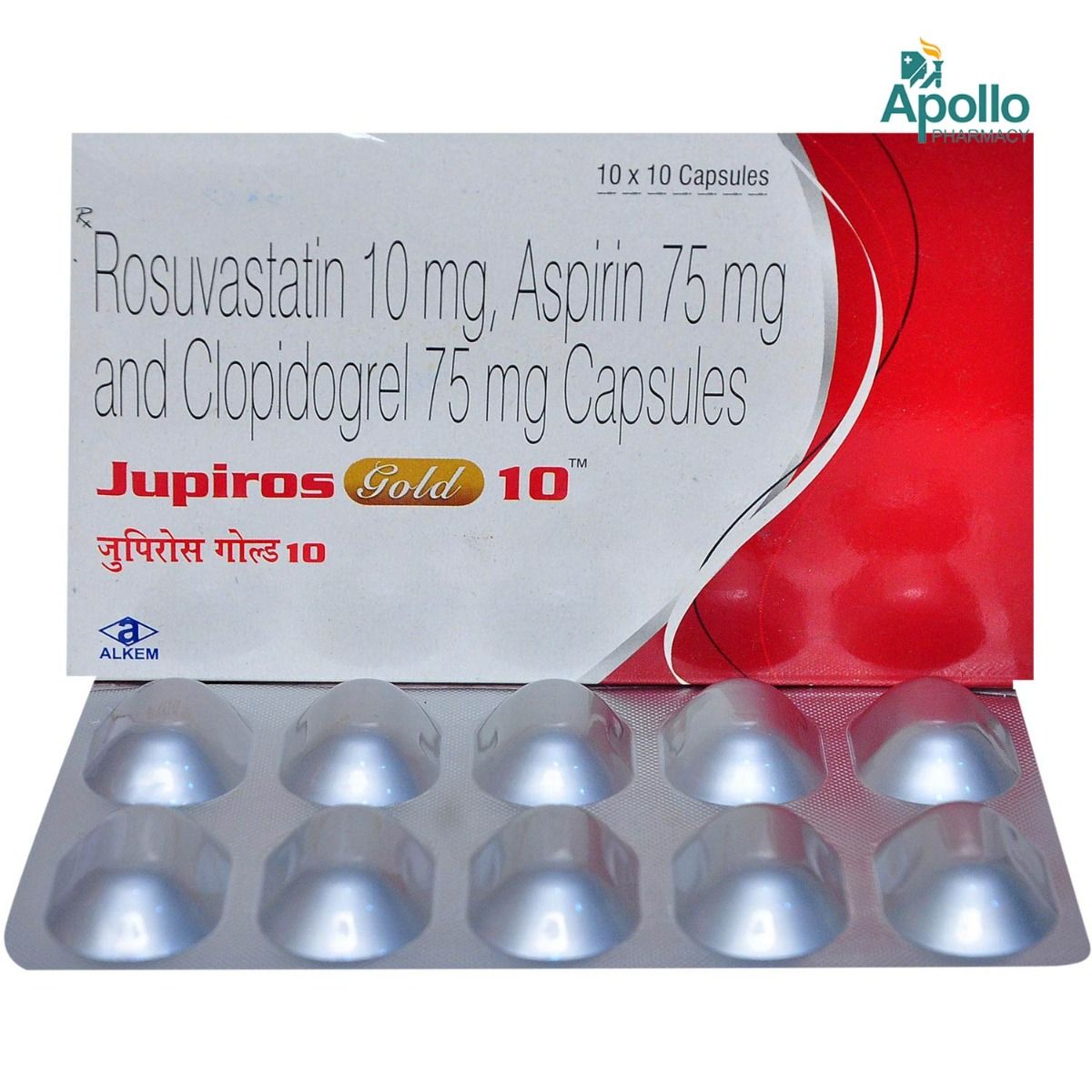 Jupiros Gold 10 Capsule 10's Price, Uses, Side Effects, Composition ...