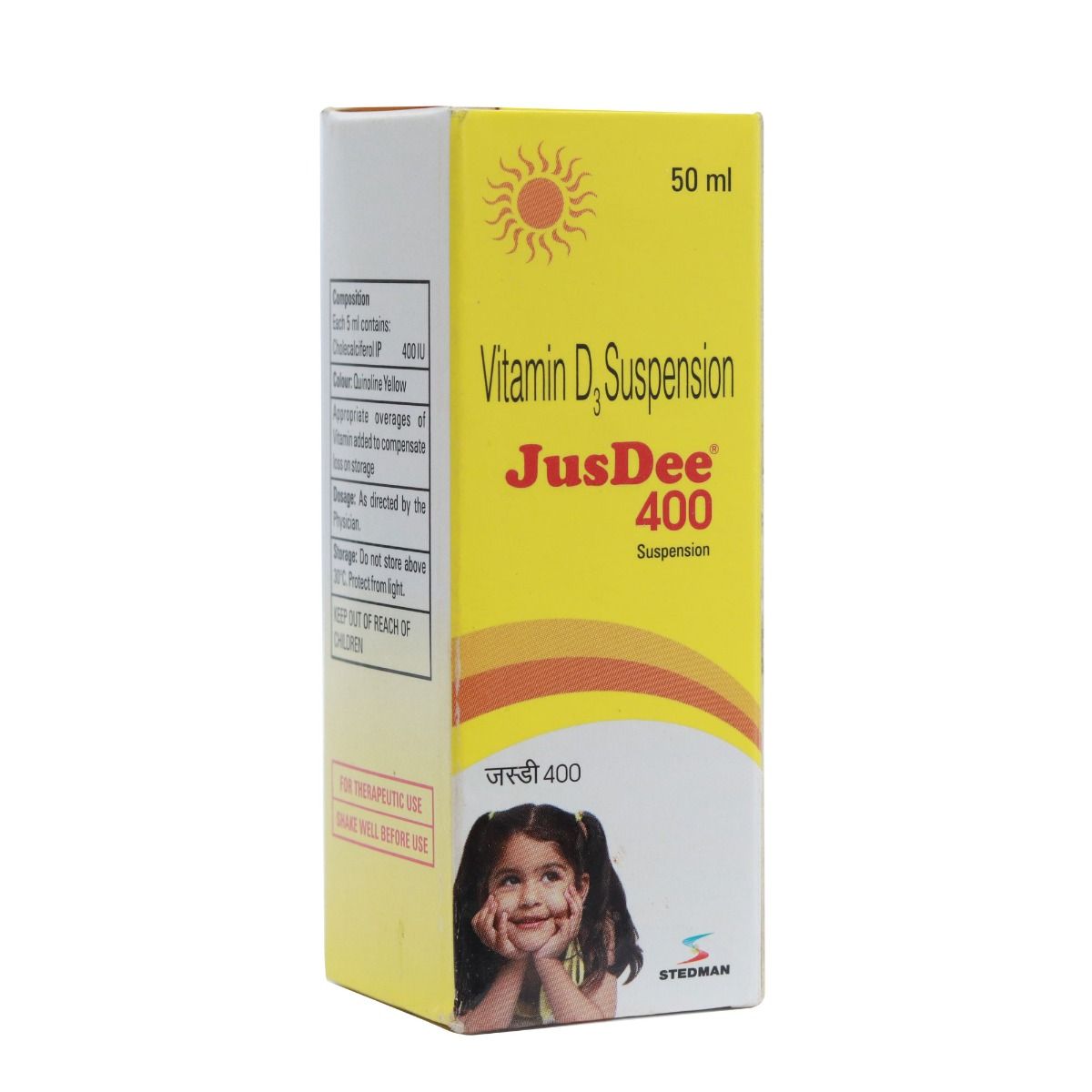 JUSDEE 400MG SYRUP 50ML Price, Uses, Side Effects, Composition - Apollo ...