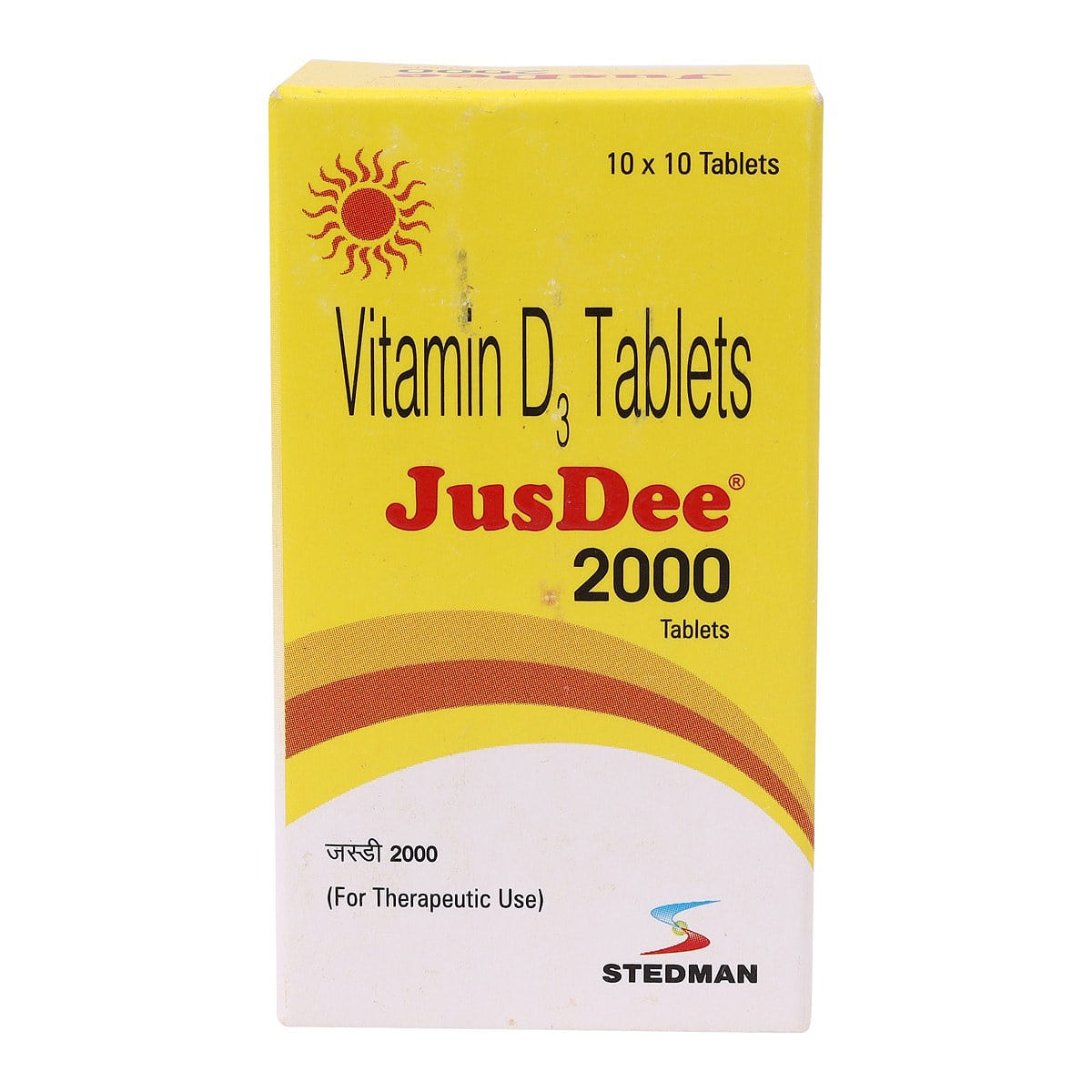 Jusdee 2000 Tablet 10's Price, Uses, Side Effects, Composition - Apollo ...
