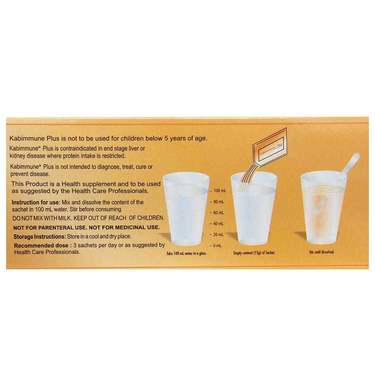 Kabimmune Plus Sachet 15 gm Price, Uses, Side Effects, Composition ...