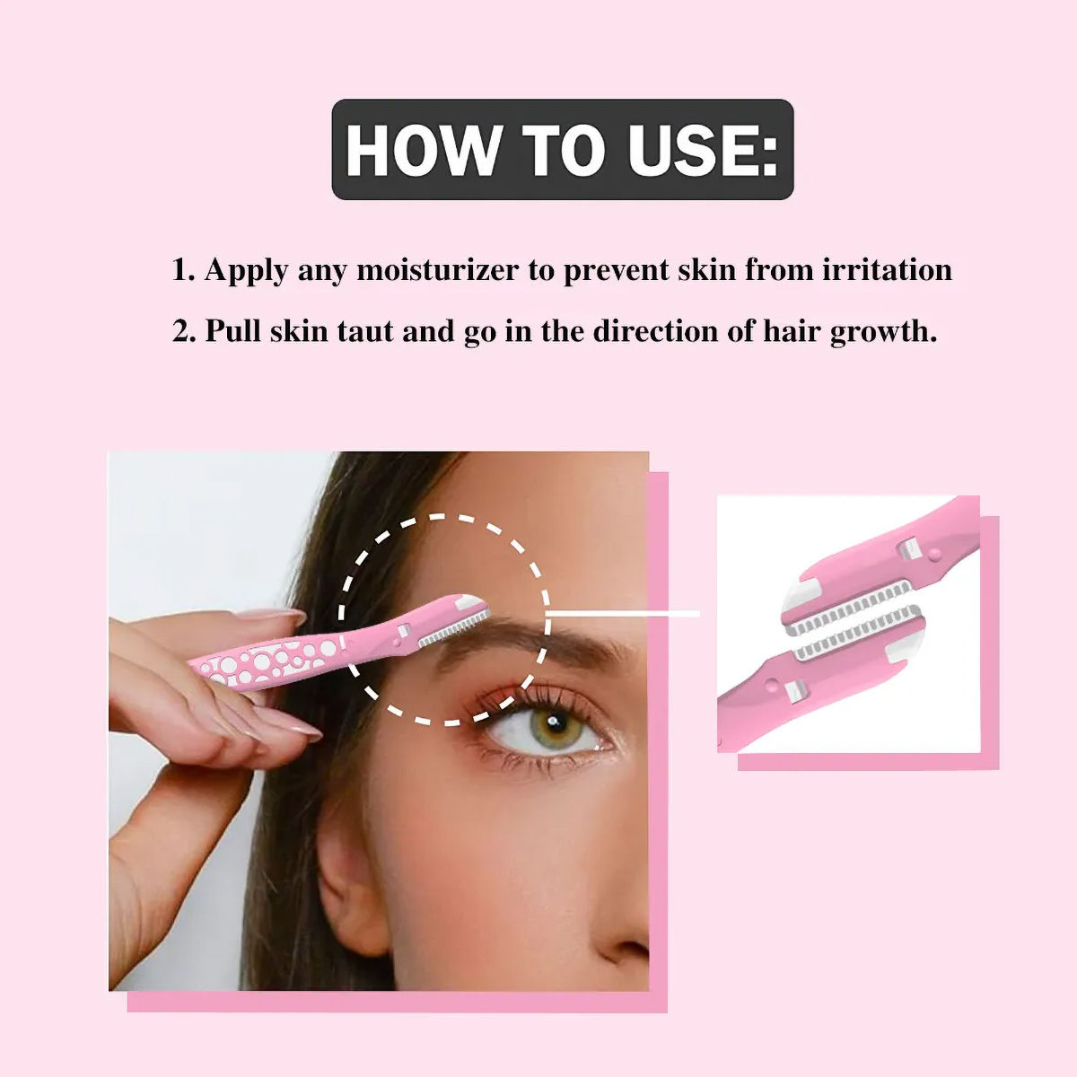 KAI CAN FEMALE EYEBROW WOMEN RAZOR 1'S Price, Uses, Side Effects ...