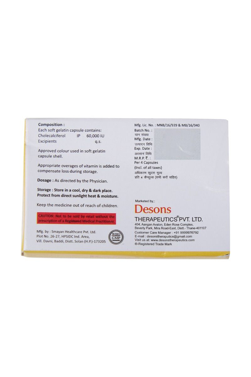 Kalza-D3 Capsule 4's Price, Uses, Side Effects, Composition - Apollo ...