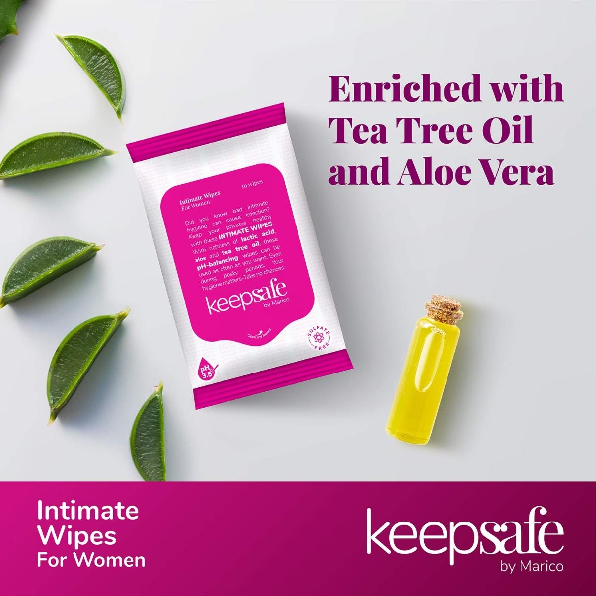 KeepSafe Intimate Wipes for Women, 10 Count Price, Uses, Side Effects ...