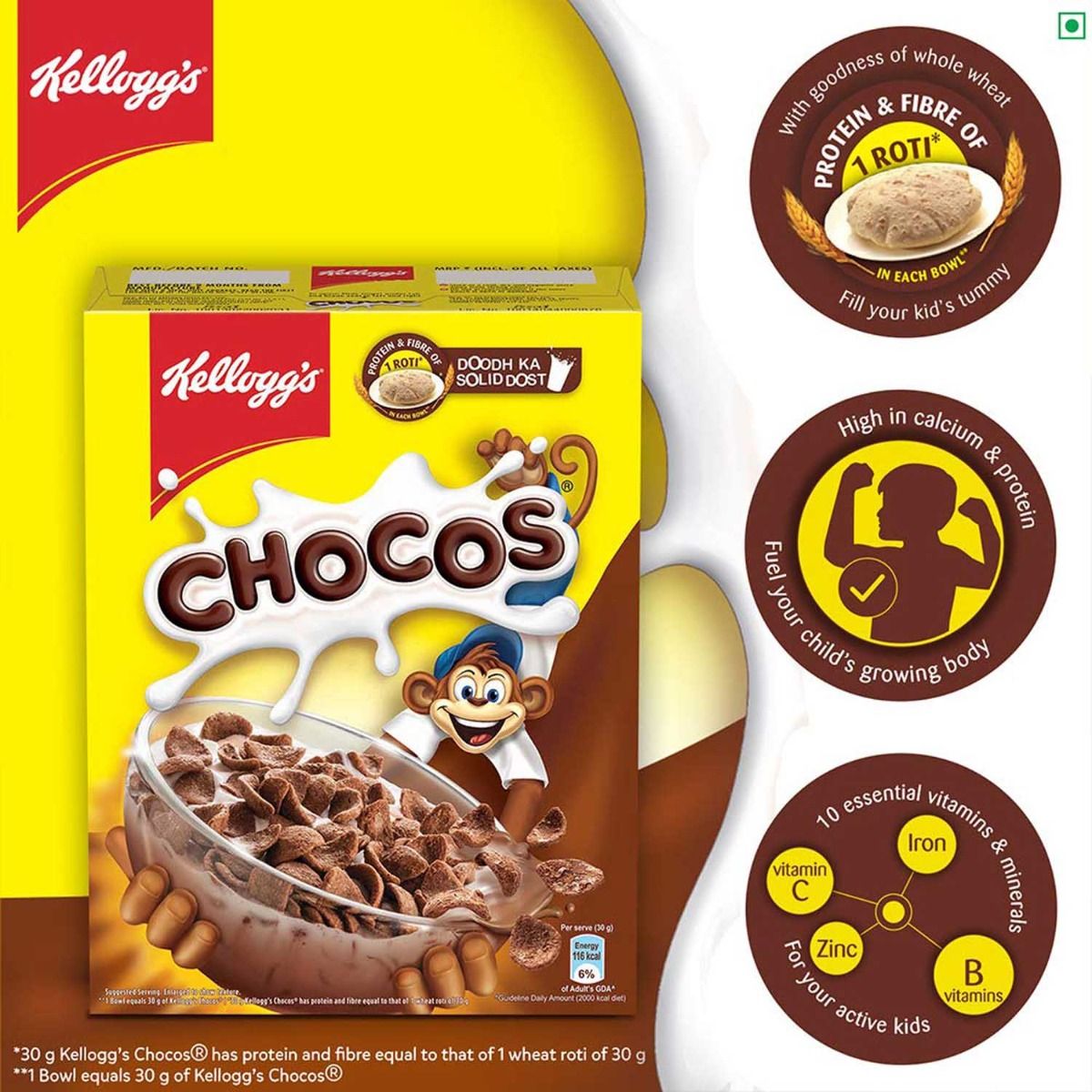 Kellogg's Choco Flakes, 125 gm Price, Uses, Side Effects, Composition ...