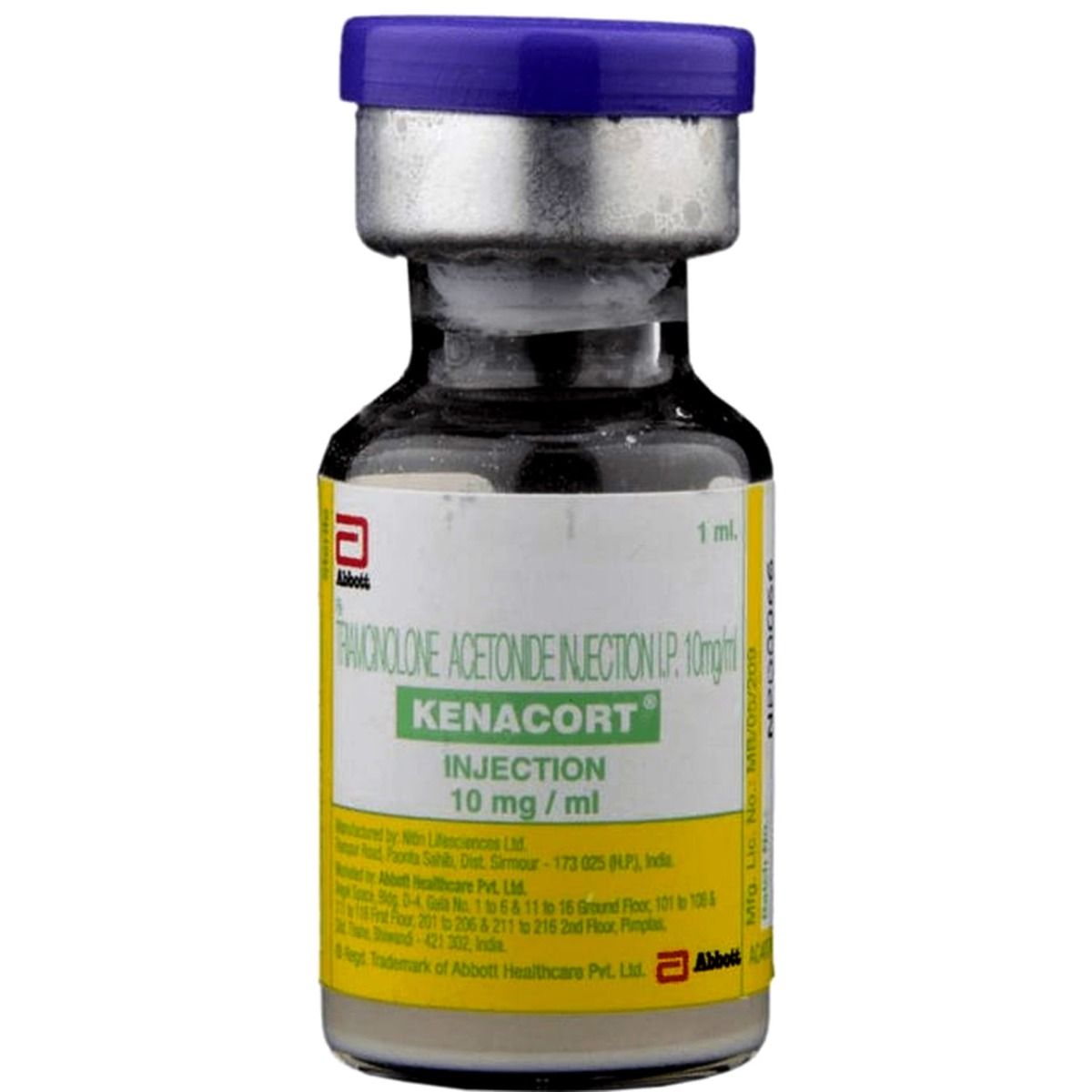Kenacort 10 mg Injection 1 ml Price, Uses, Side Effects, Composition ...