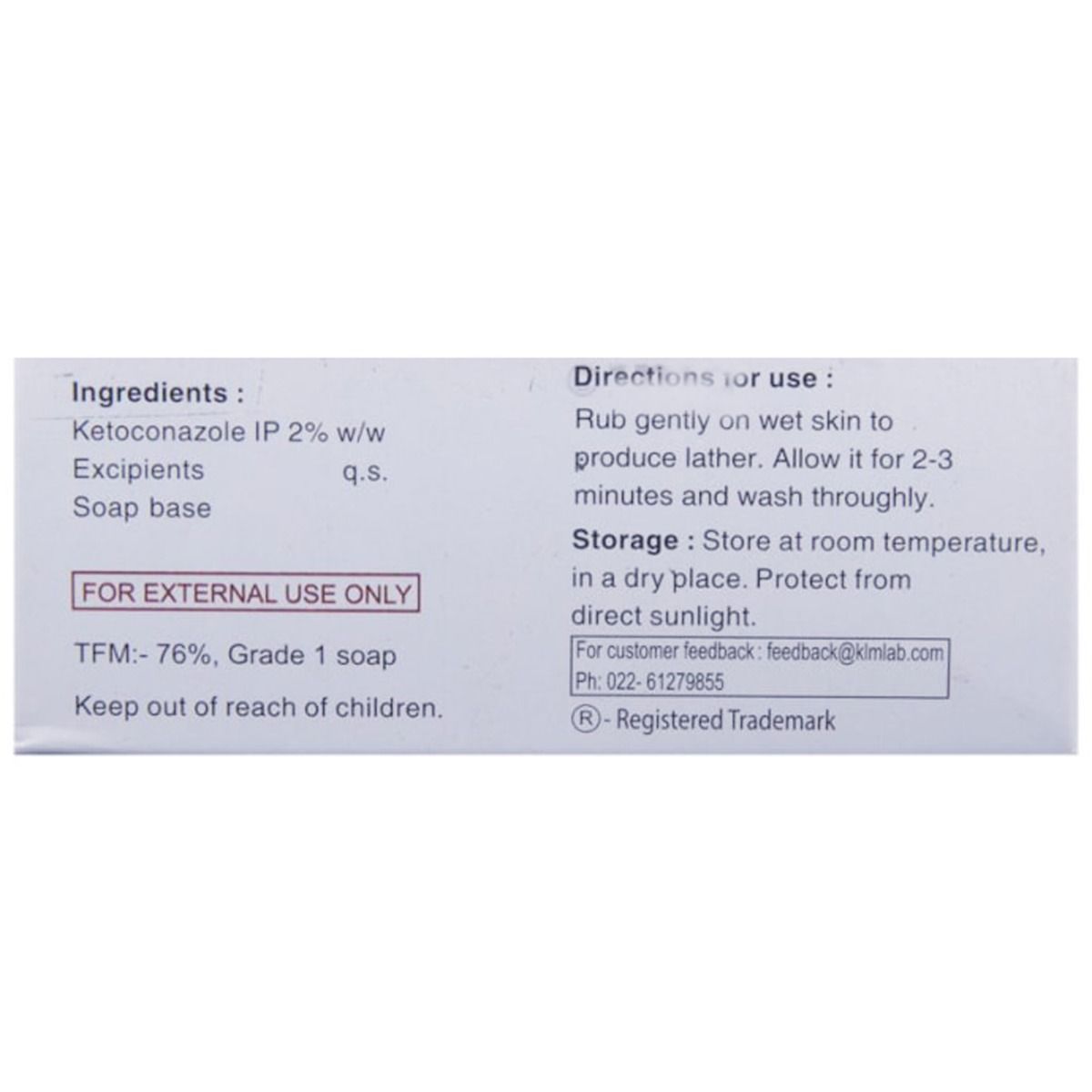 Kenz Soap, 75 gm Price, Uses, Side Effects, Composition - Apollo Pharmacy