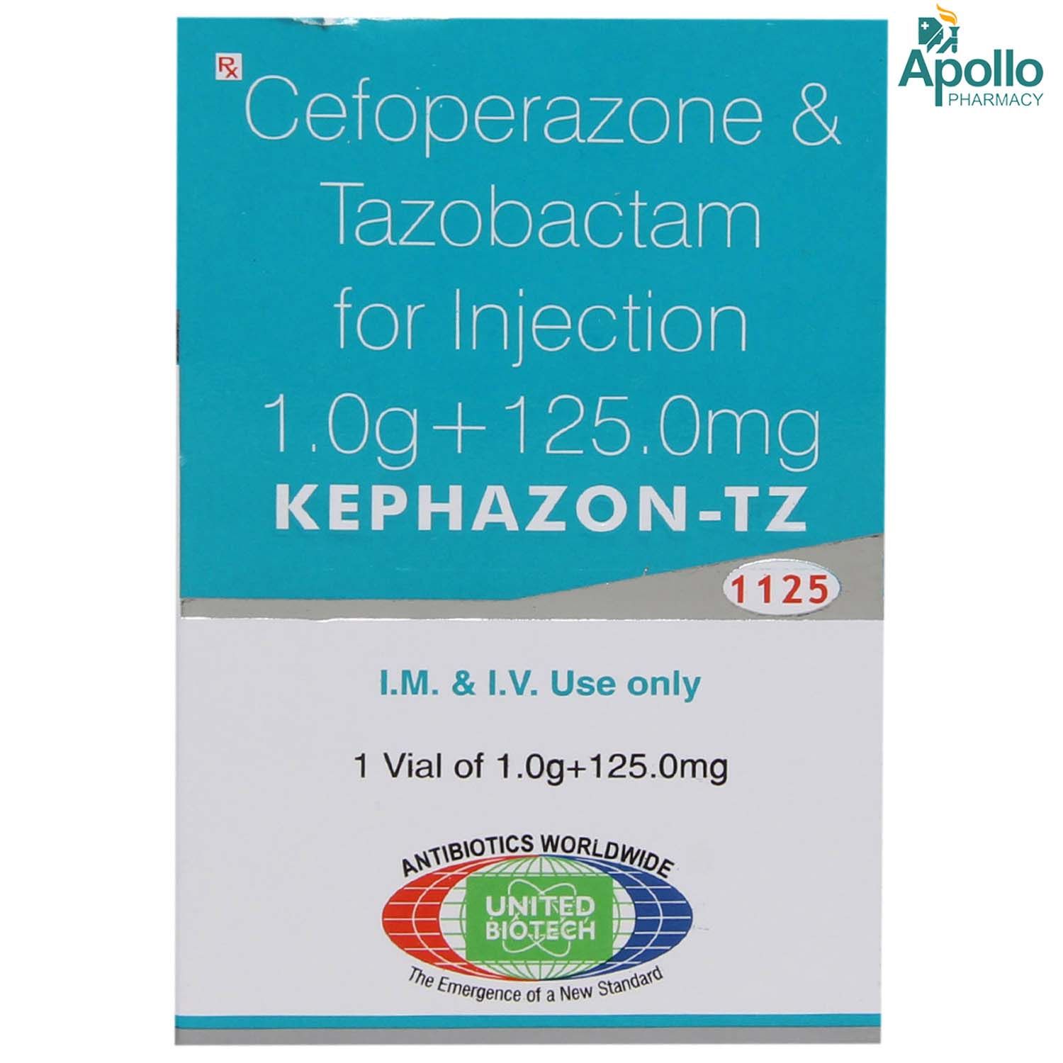 KEPHAZON TZ 1125MG INJECTION Price, Uses, Side Effects, Composition ...