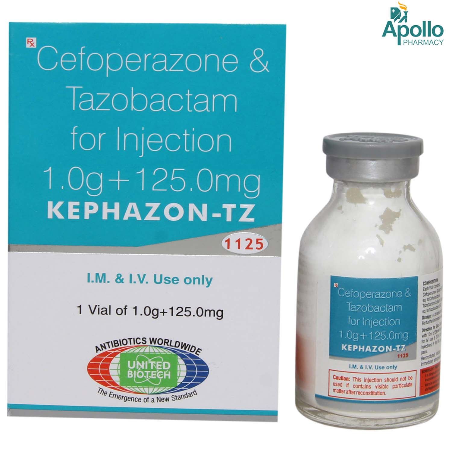 KEPHAZON TZ 1125MG INJECTION Price, Uses, Side Effects, Composition ...