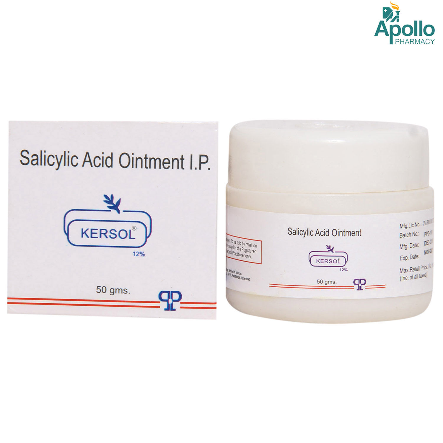 Kersol 12% Ointment 50 gm Price, Uses, Side Effects, Composition ...