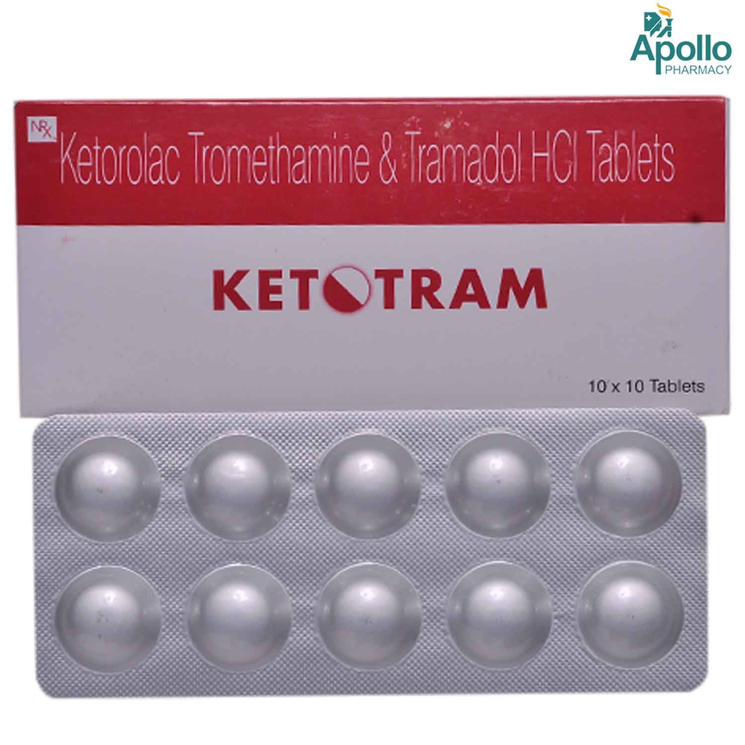 Ketotram Tablet 10's Price, Uses, Side Effects, Composition - Apollo ...
