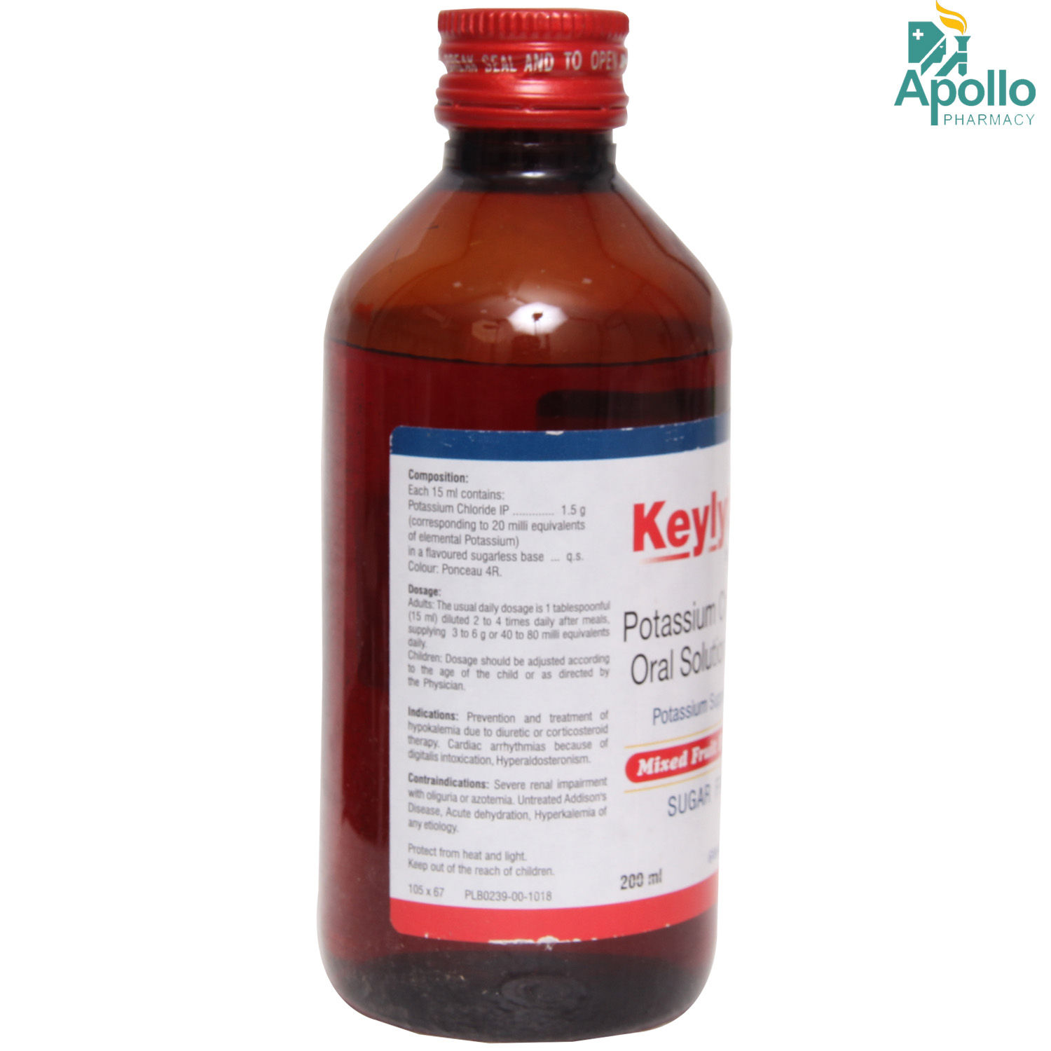 Keylyte Sugar Free Mixed Fruit Oral Solution 200 ml Price, Uses, Side ...