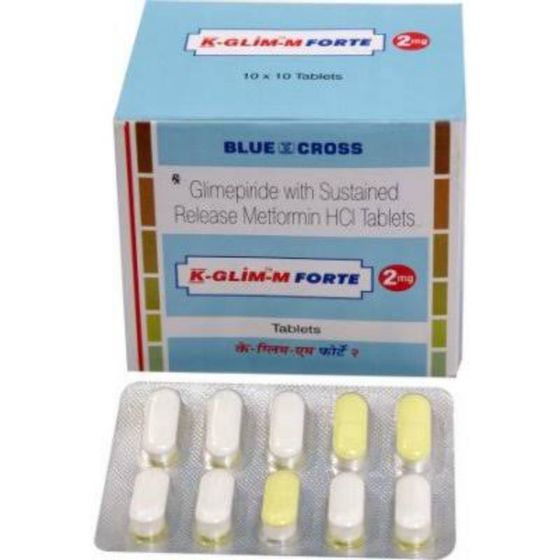 K-Glim-M Forte 2 mg Tablet 10's Price, Uses, Side Effects, Composition ...