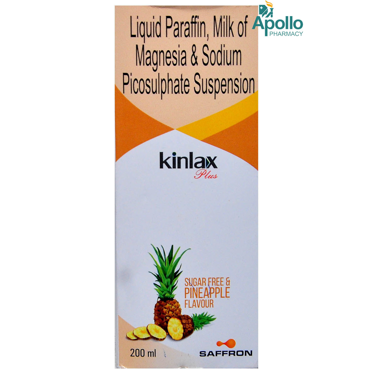 Kinlax Plus Sugar Free Pineapple Suspension 200 ml Price, Uses, Side ...