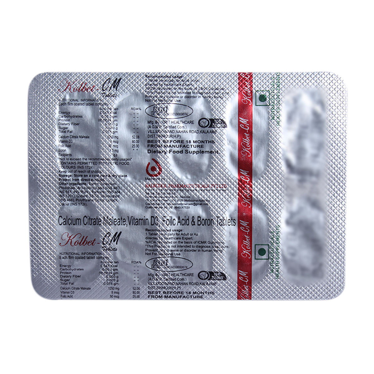 Kolbet-CM Tablet 10's Price, Uses, Side Effects, Composition - Apollo ...