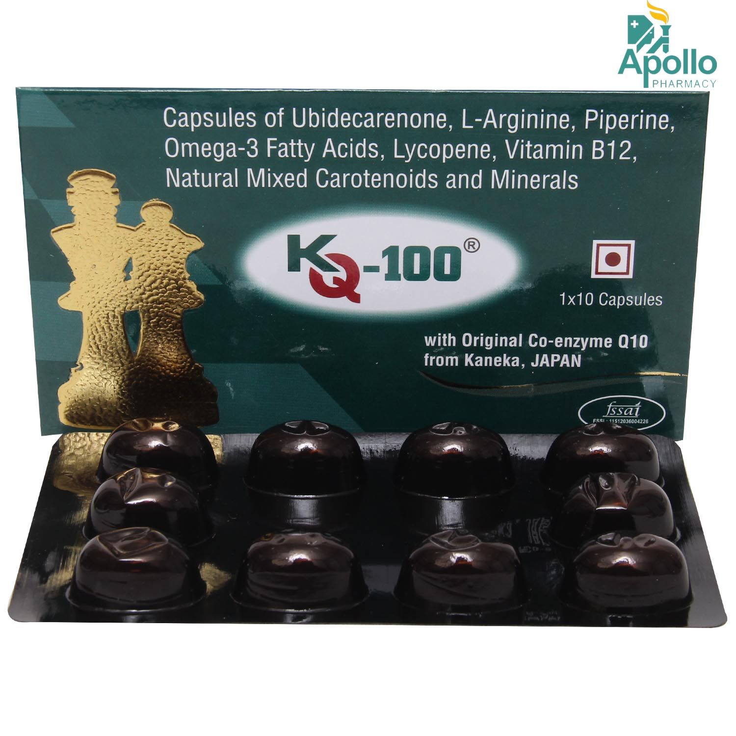 KQ-100 Capsule 10's Price, Uses, Side Effects, Composition - Apollo ...