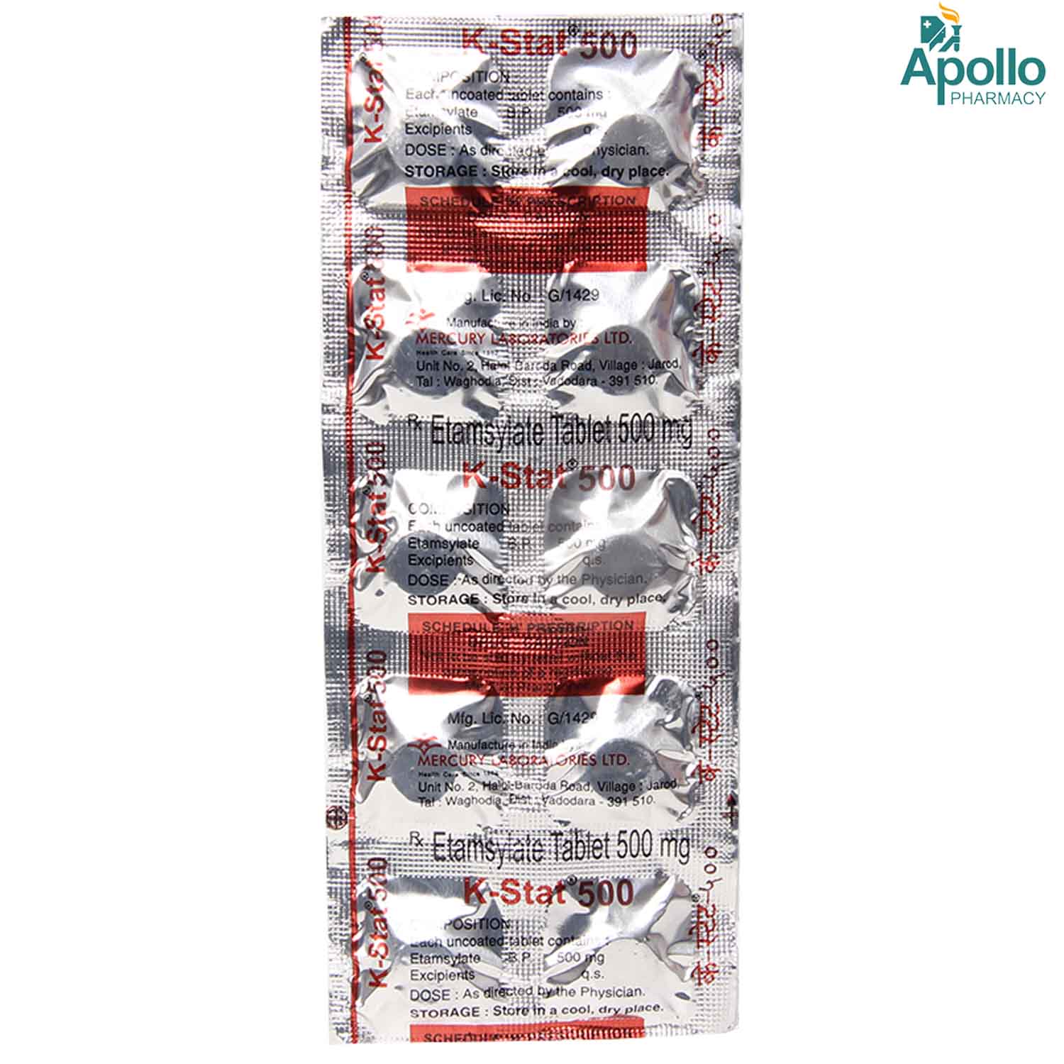 KSTAT 500MG TABLET Price, Uses, Side Effects, Composition - Apollo Pharmacy