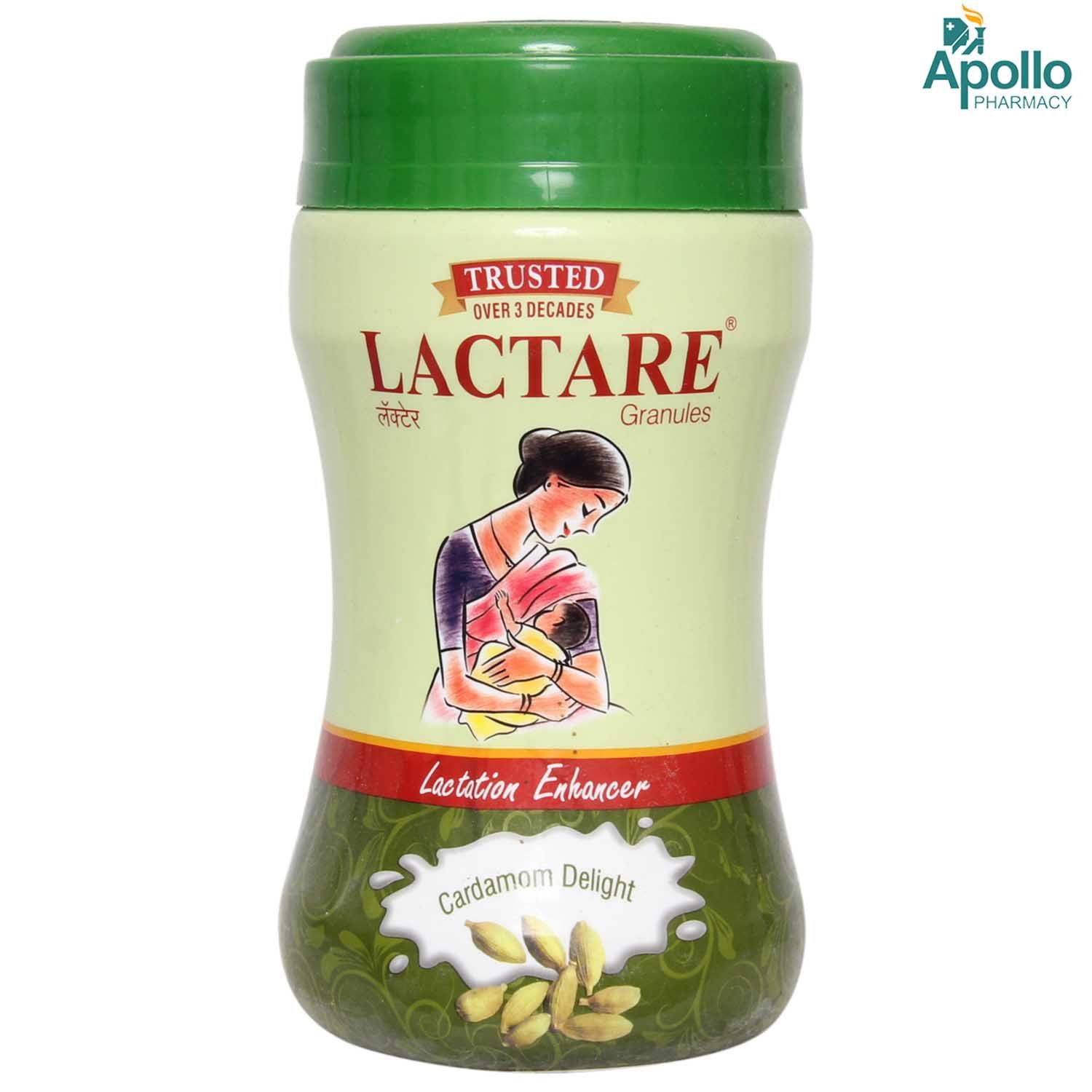 Lactare Granules Cardamom Delight Flavoured Lactation Enhancer, 200 gm ...