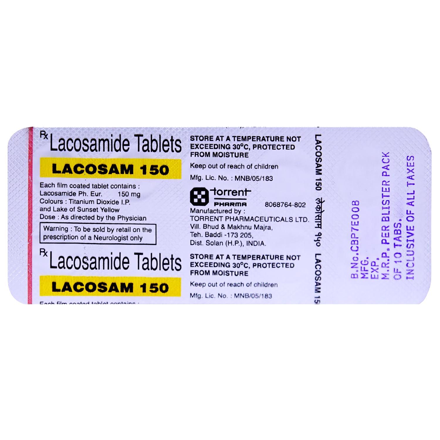 LACOSAM 150M TABLET Price, Uses, Side Effects, Composition - Apollo ...