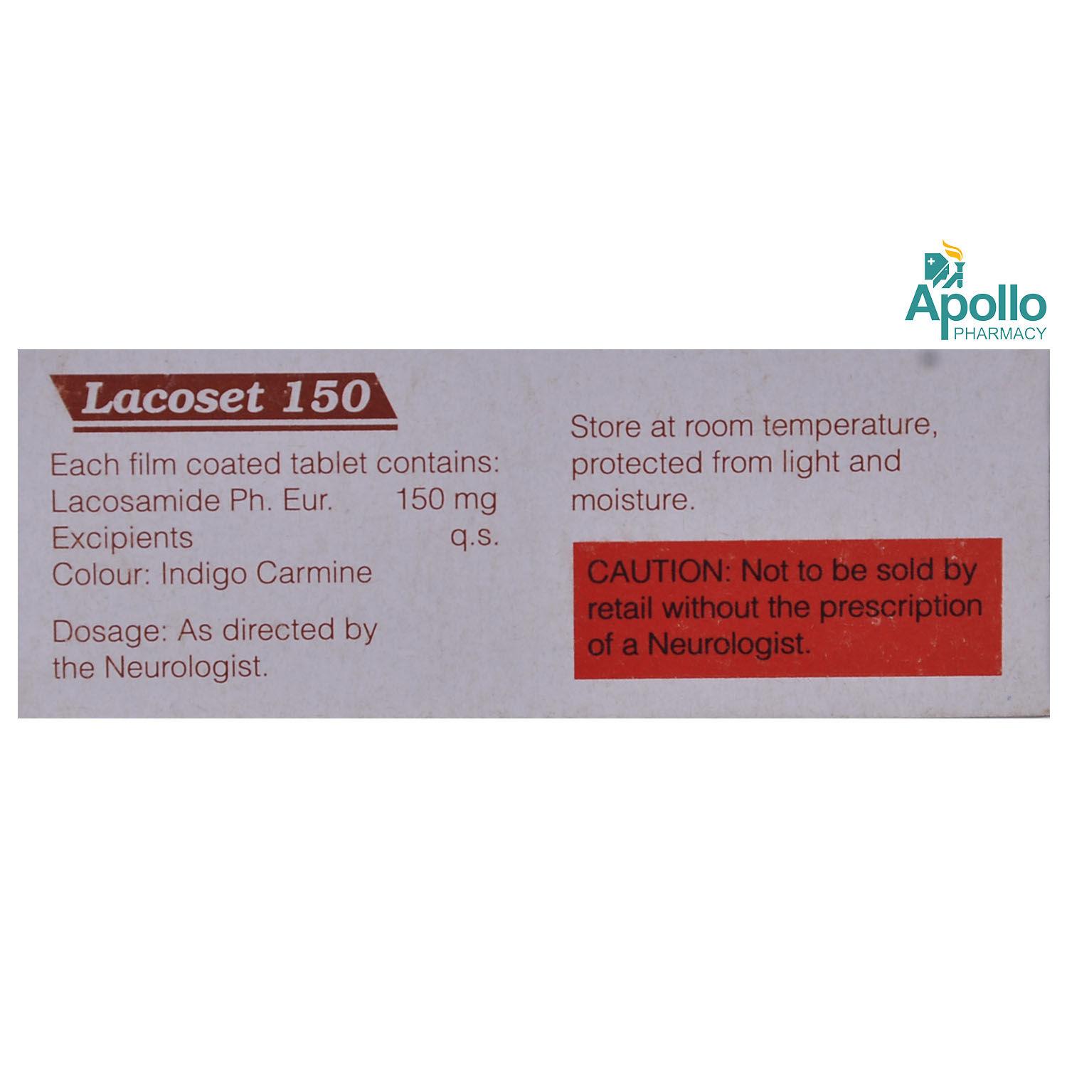 Lacoset 150 Tablet 10's Price, Uses, Side Effects, Composition - Apollo ...
