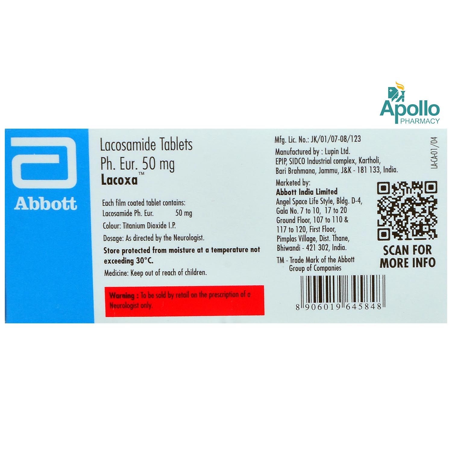 Lacoxa 50 mg Tablet 10's Price, Uses, Side Effects, Composition ...