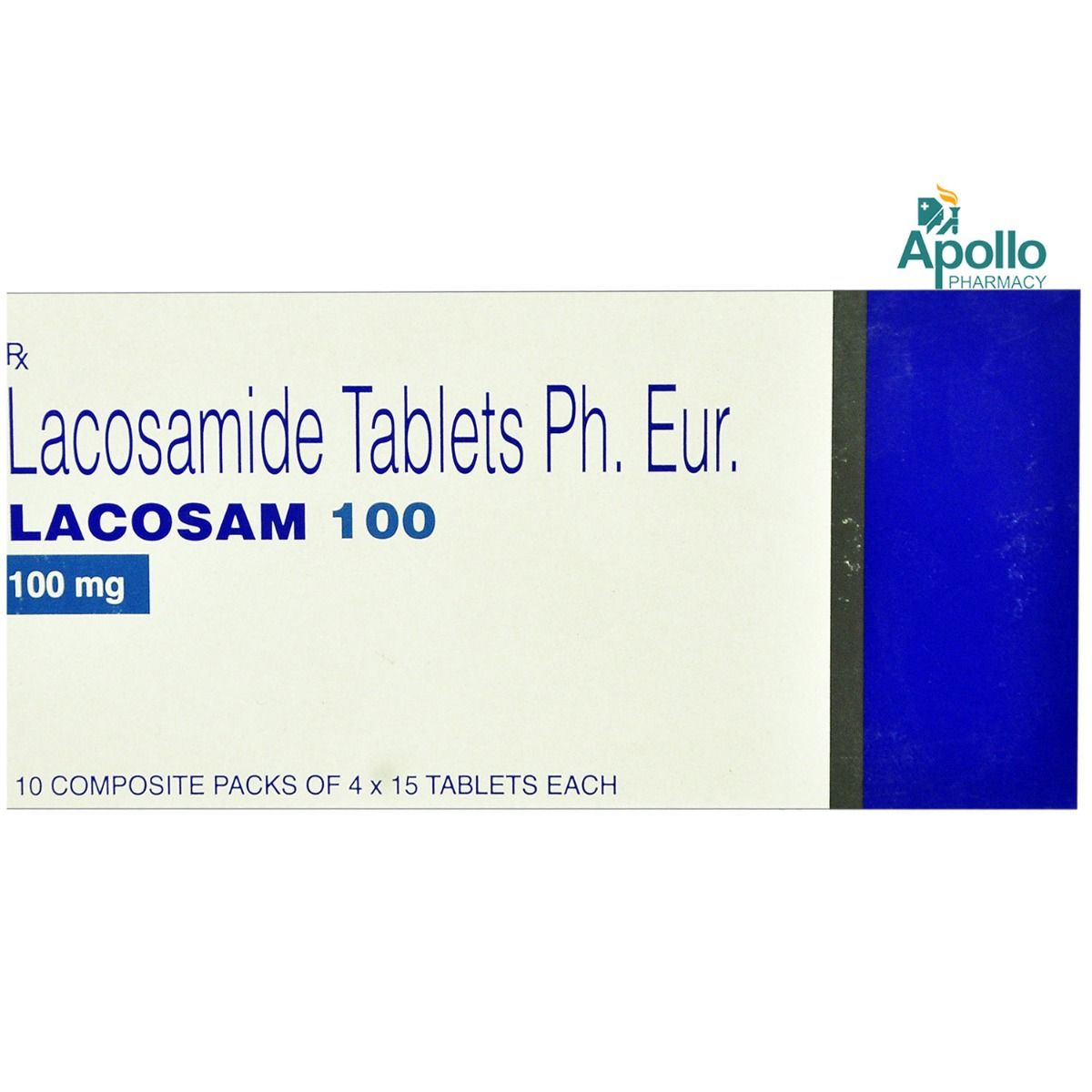 Lacosam 100 Tablet 15's Price, Uses, Side Effects, Composition - Apollo ...
