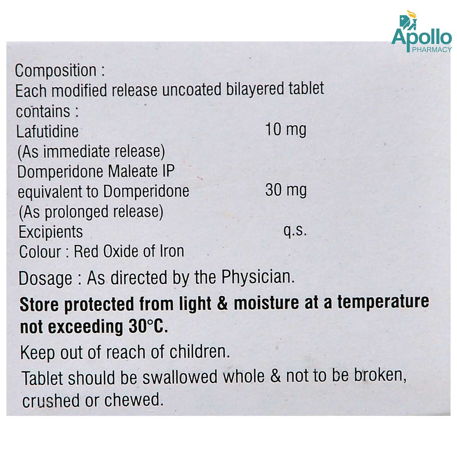 Lafaxid-D Tablet 10's Price, Uses, Side Effects, Composition - Apollo ...