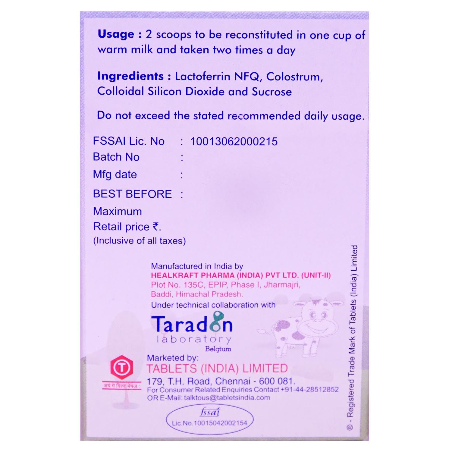 Laktrum Powder 50 gm Price, Uses, Side Effects, Composition - Apollo ...