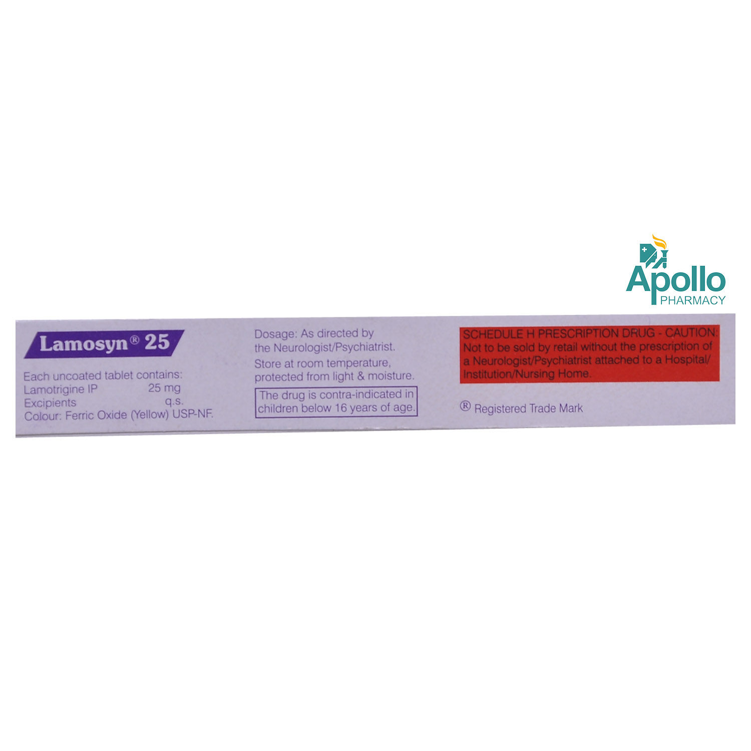Lamosyn 25 Tablet 10's Price, Uses, Side Effects, Composition - Apollo ...