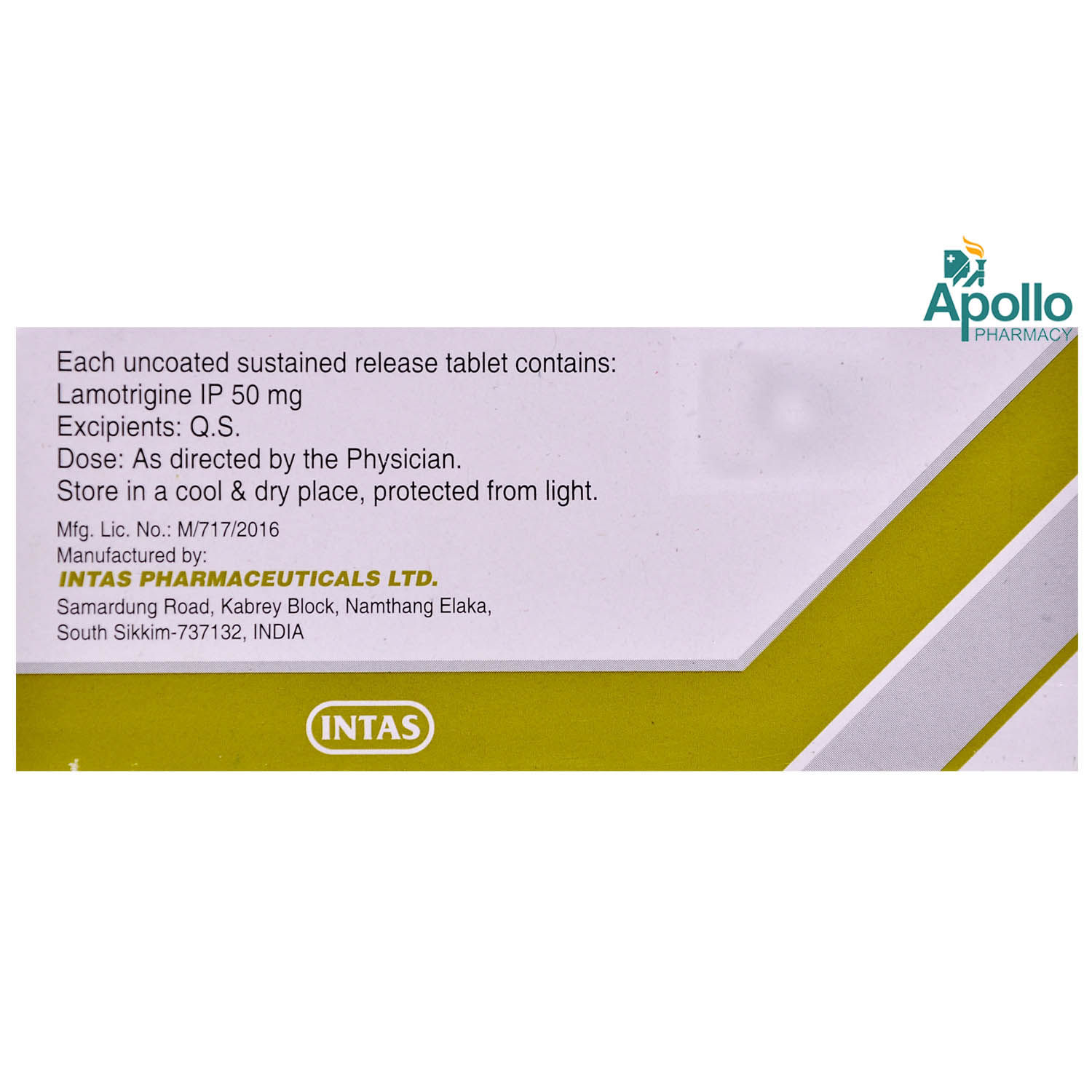 LAMEZ OD 50MG TABLET Price, Uses, Side Effects, Composition - Apollo ...