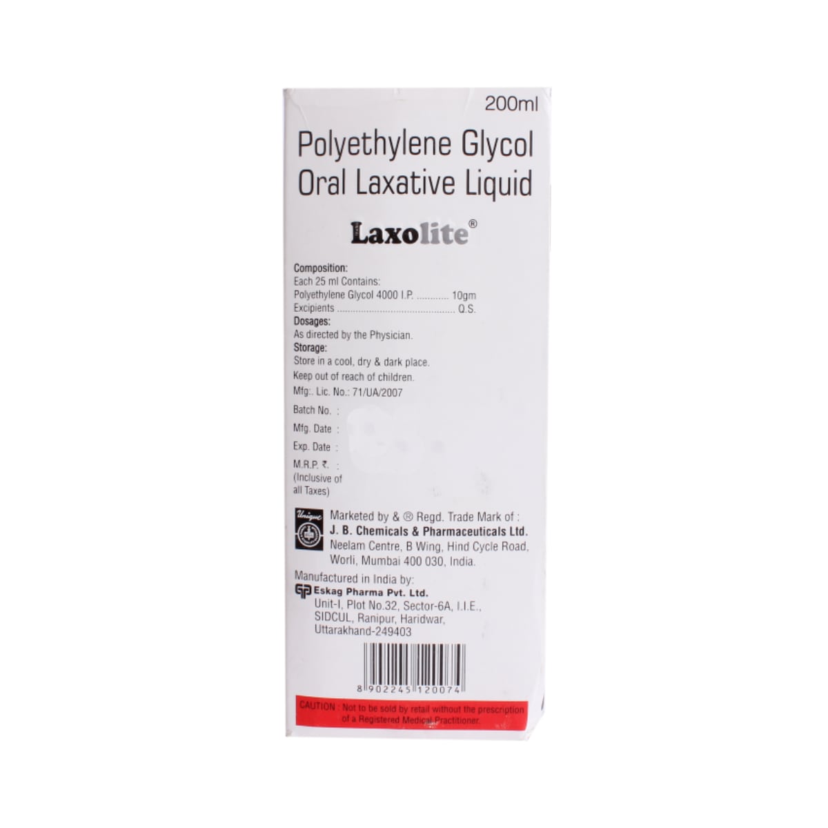 Laxolite Sugar Free Liquid 200 ml Price, Uses, Side Effects ...