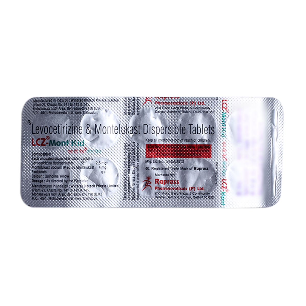 Lcz-Mont Kid Tablet 10's Price, Uses, Side Effects, Composition ...