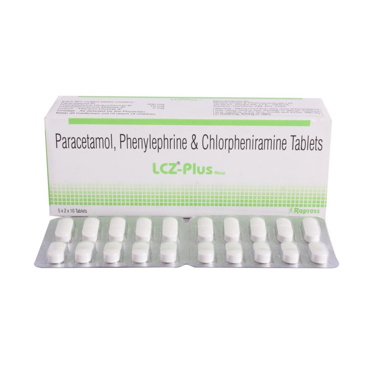 LCZ-Plus New Tablet 10's Price, Uses, Side Effects, Composition ...